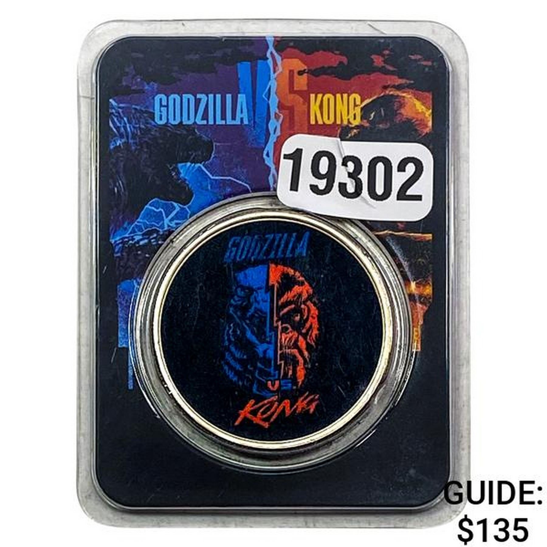 Godzilla v. King Kong 1oz Silver Coin Niue