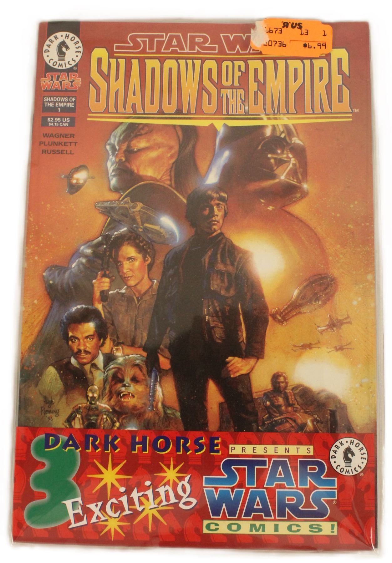 A Sealed Dark Horse Star Wars Shadows of the Empire 3 Pack.