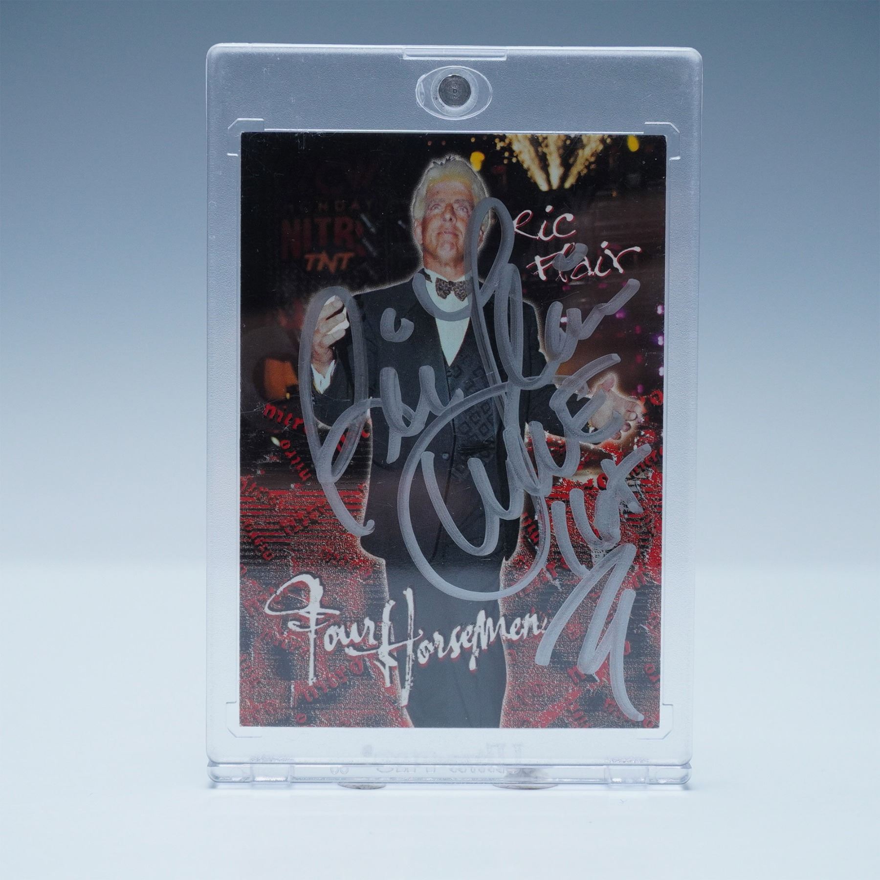 Ric Flair Signed WCW Nitro Four Horsemen Trading Card