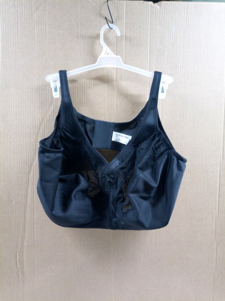 Glamorise Black Bra Size 50H