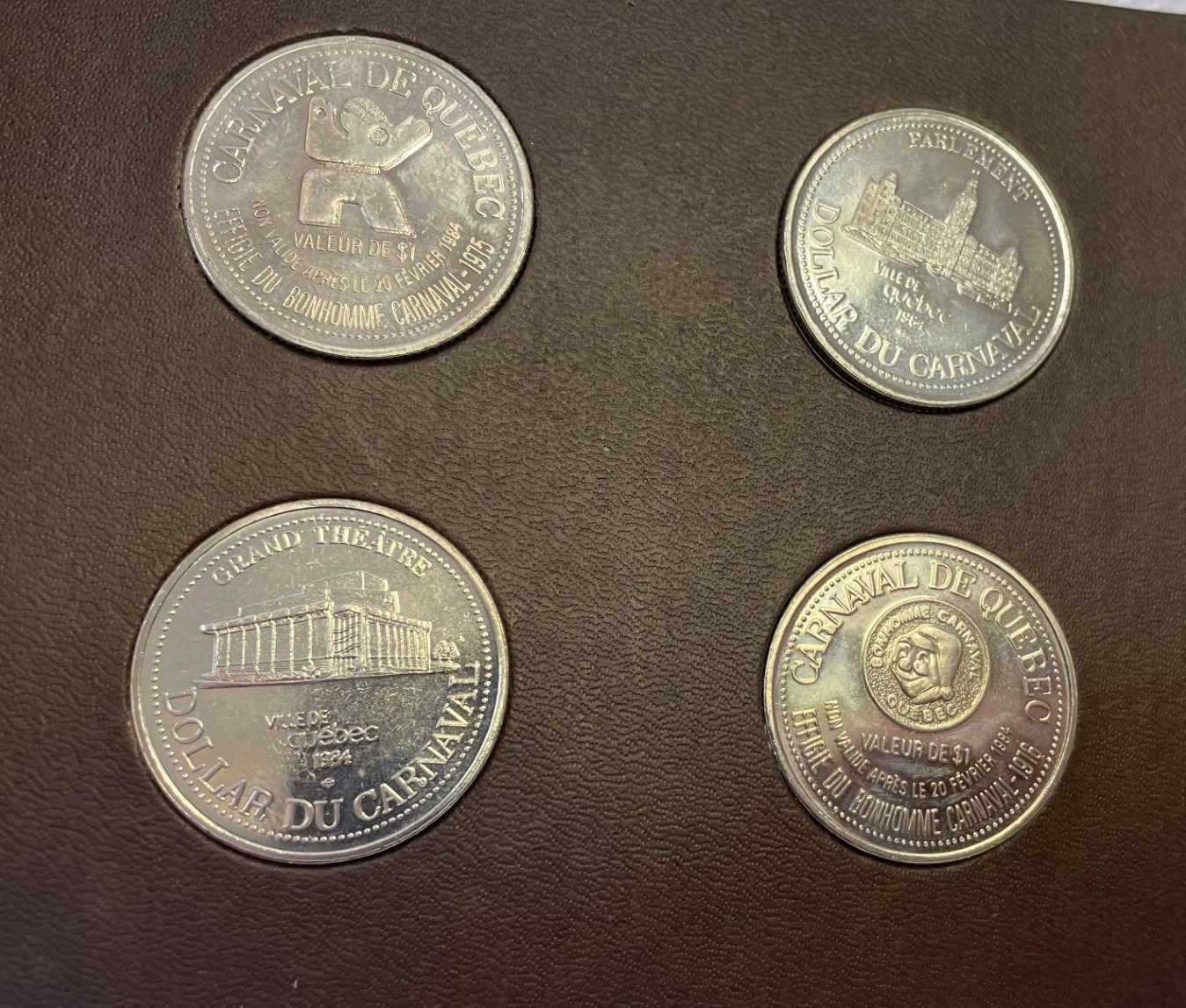 FOUR Dollar du Carnaval - Carnaval Coins in Original Package