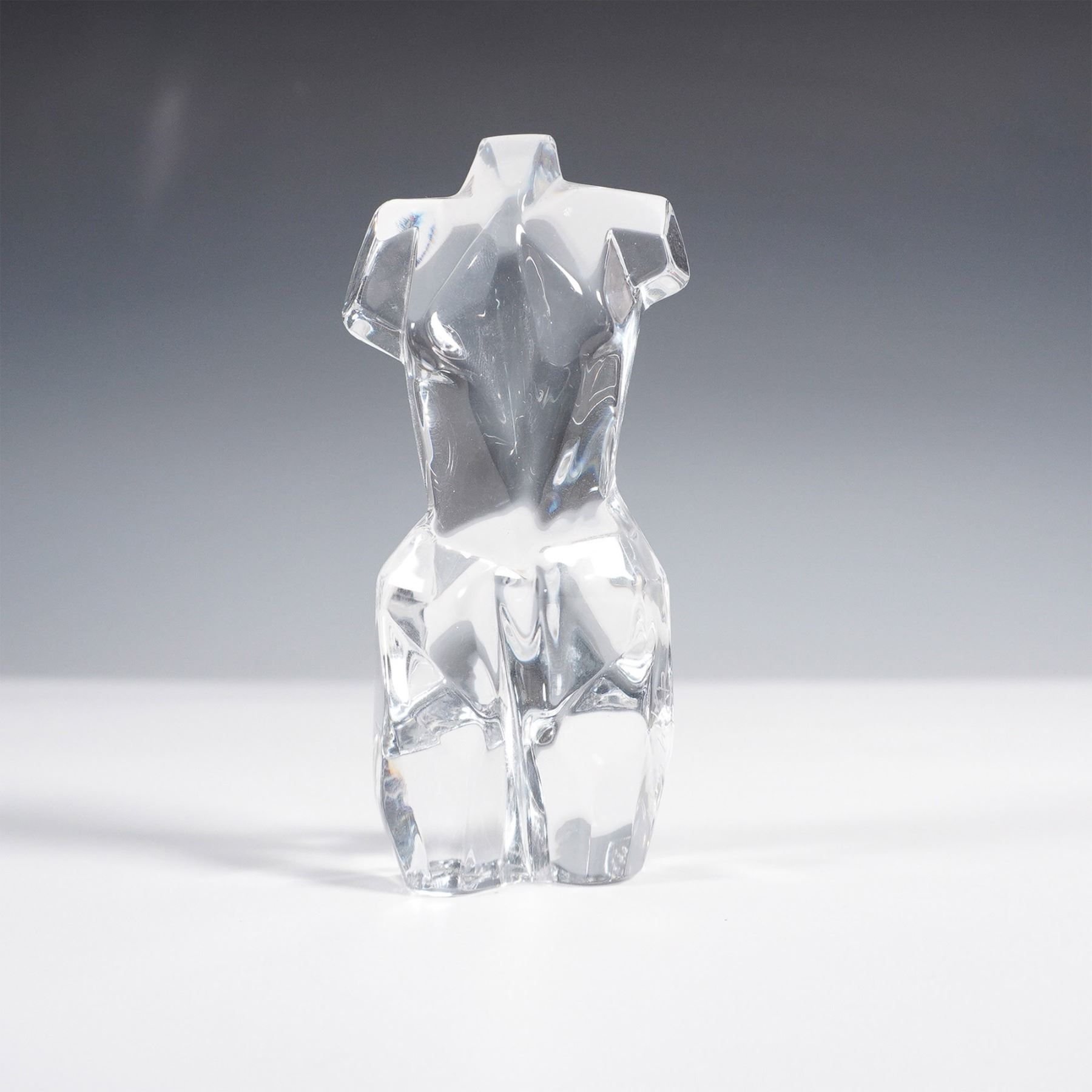 Daum France Crystal Sculpture, Athena by Pedro Ramirez Vazquez