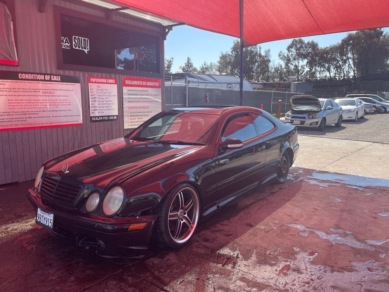 2001 MERCEDES-BENZ CLK