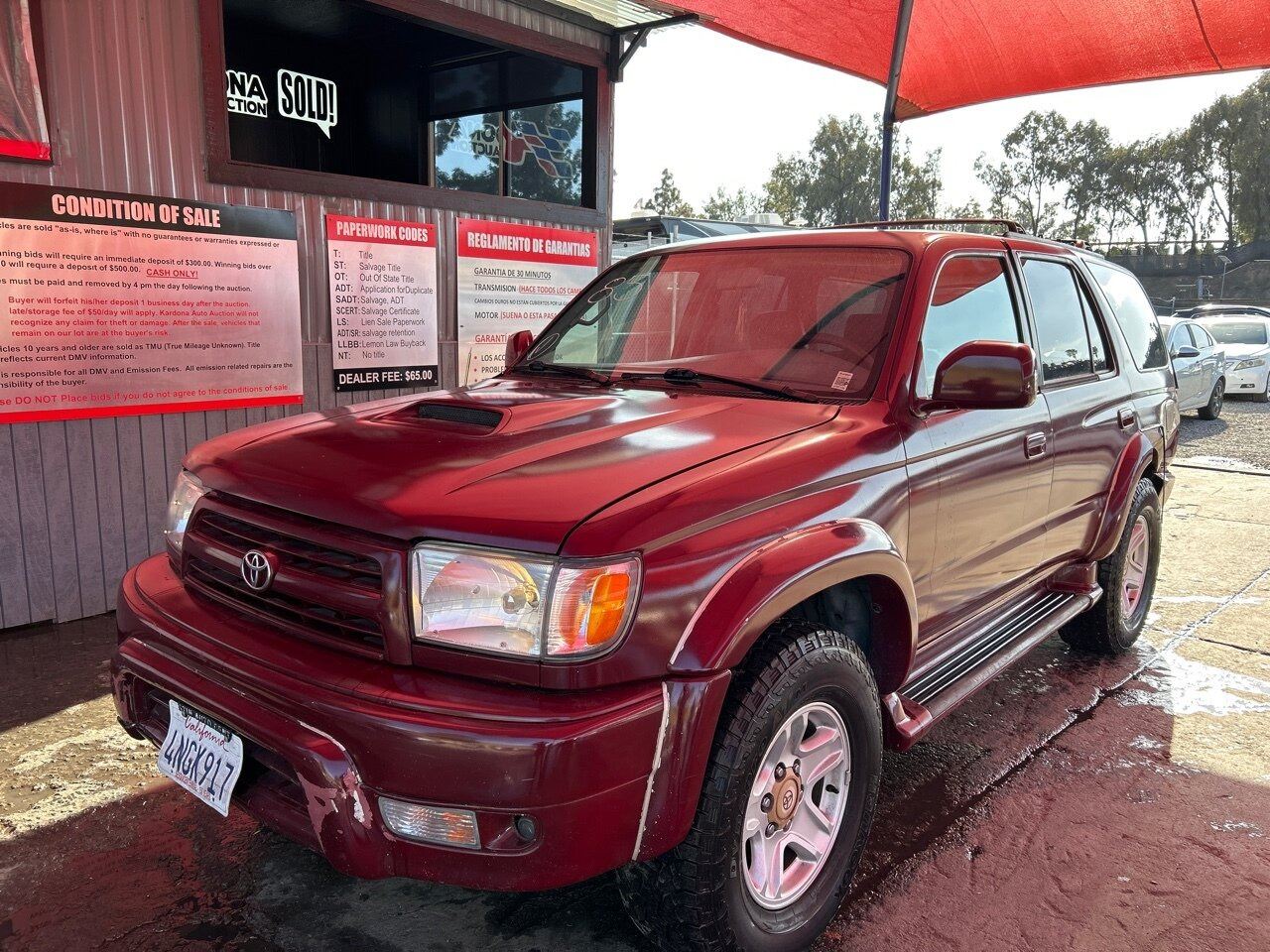 2000 TOYOTA 4RUNNER