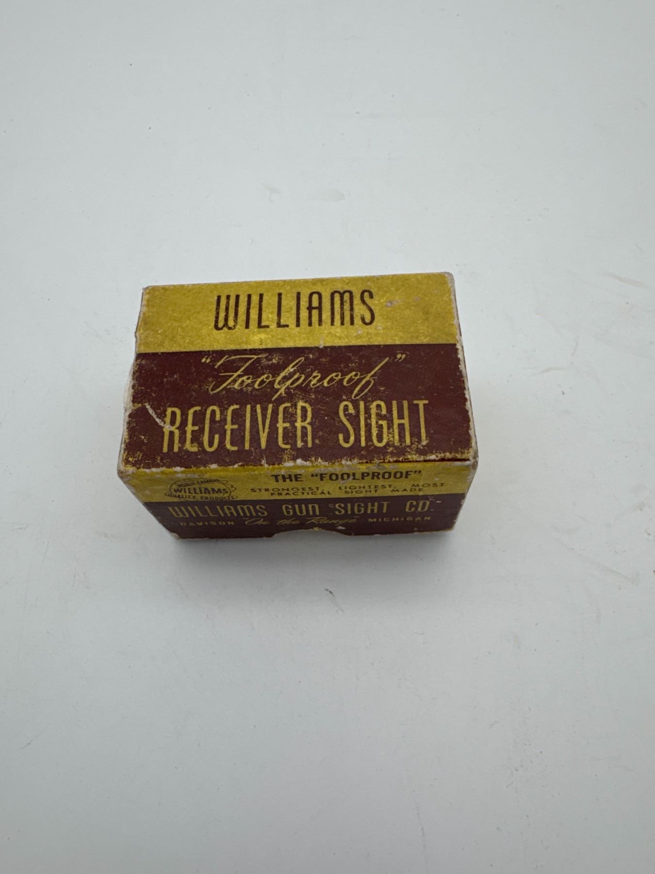 Williams receiver peep sight