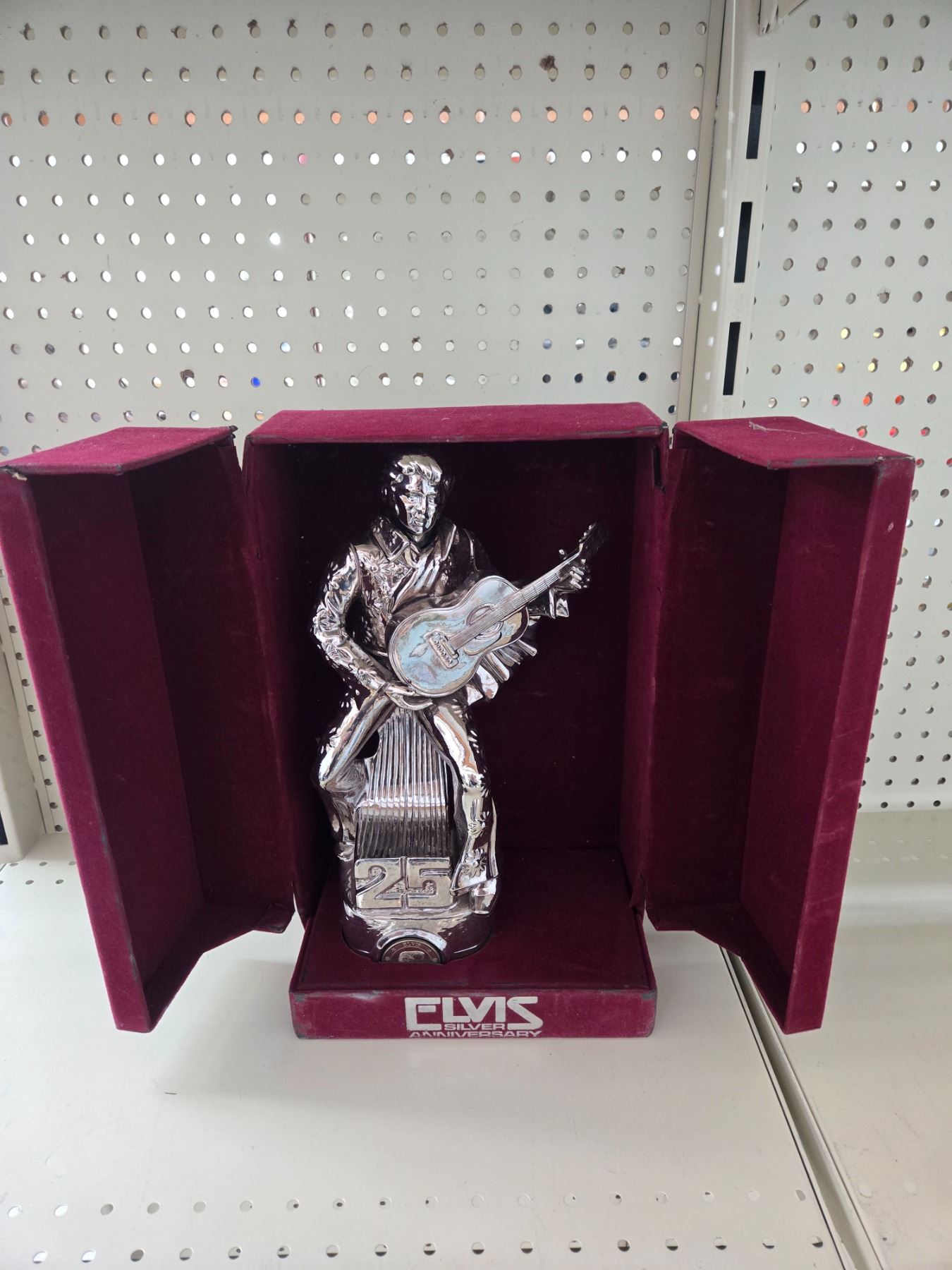 Elvis silver anniversary decanter