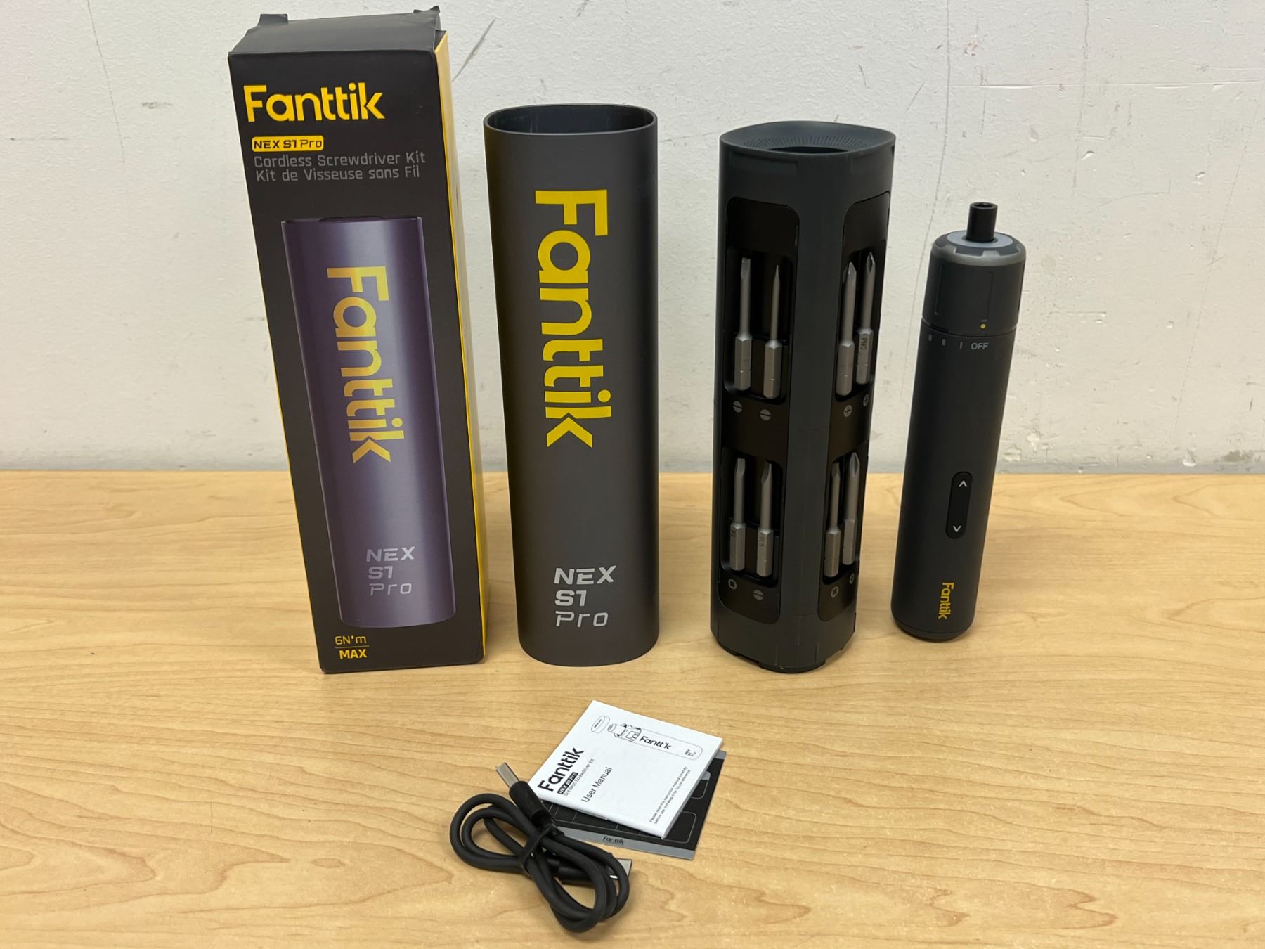 Fanttik Cordless Screwdriver Kit Nex S1 Pro - see all photos