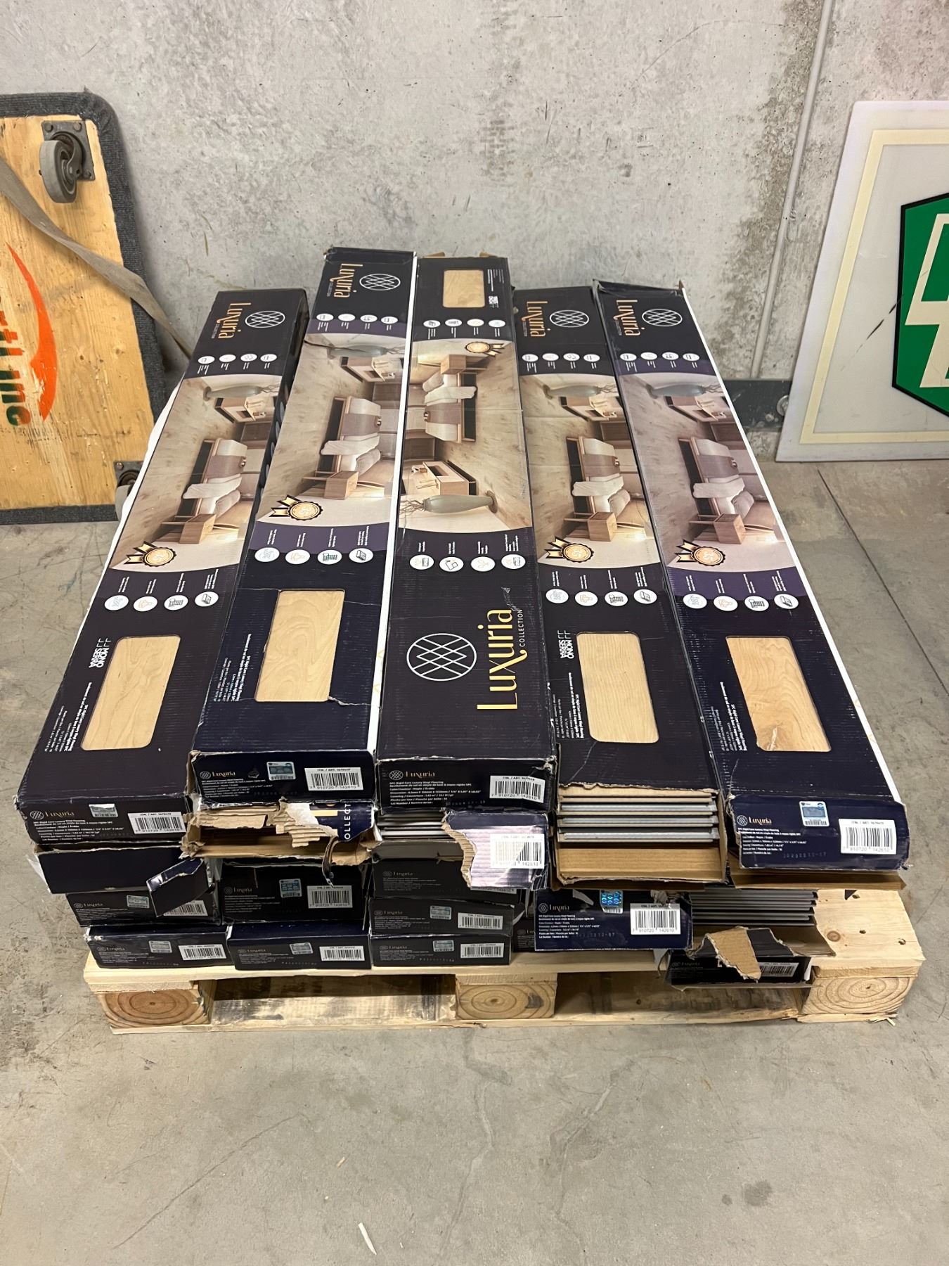 Approx 500 Square Feet Luxuria Maple SPC Rigid Core Luxury Vinyl ...