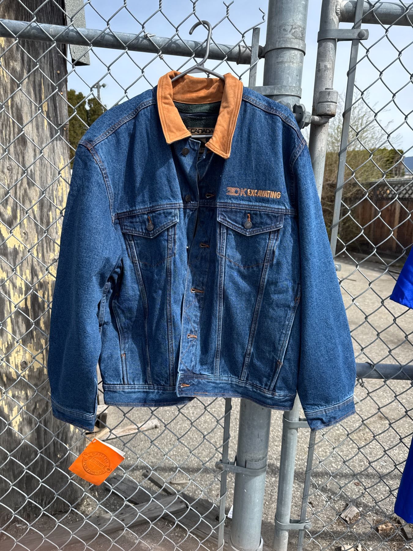 Canada sportswear, large, jean jacket new