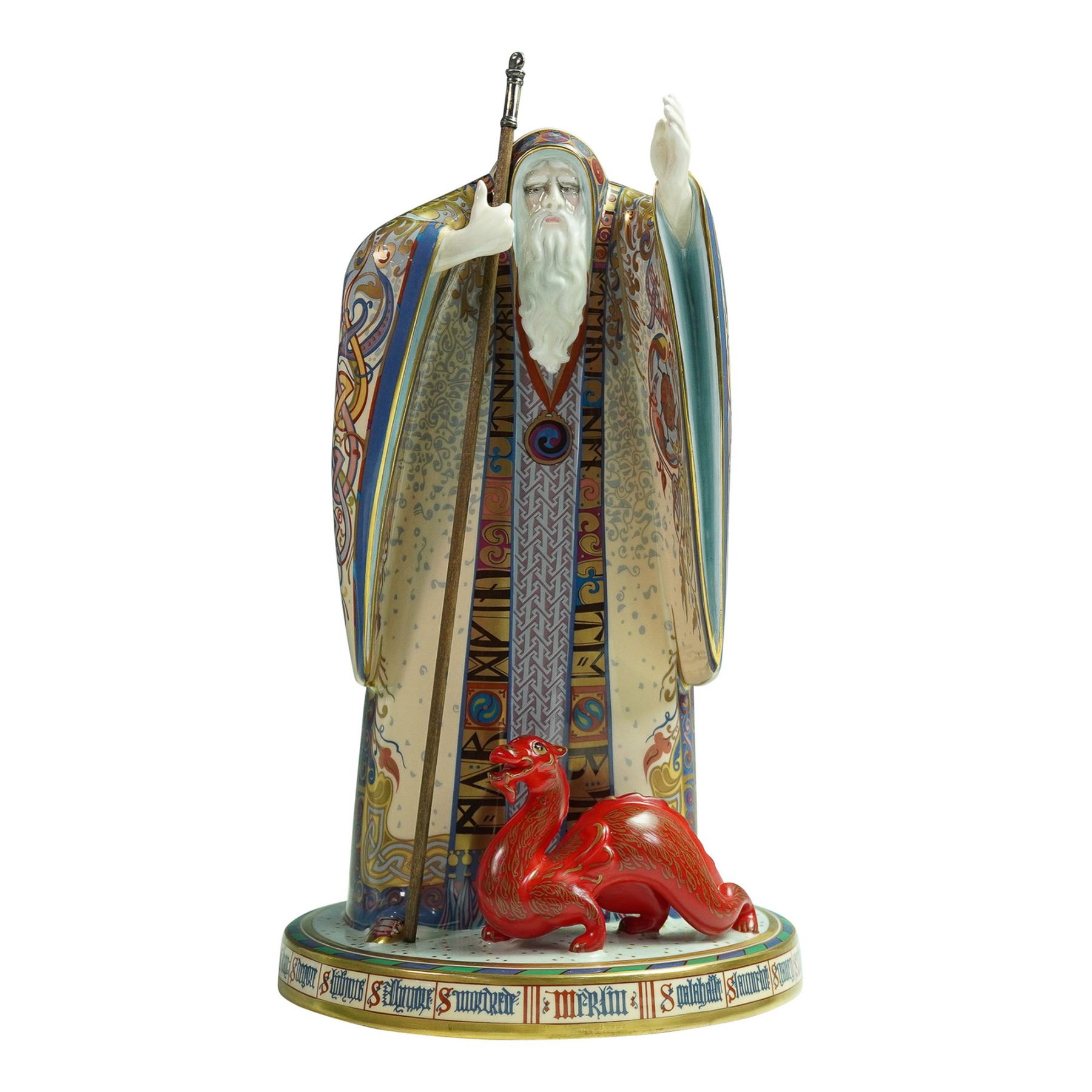 Minton The Arthurian Legend Figurine, Merlin The Great Enchanter MN3