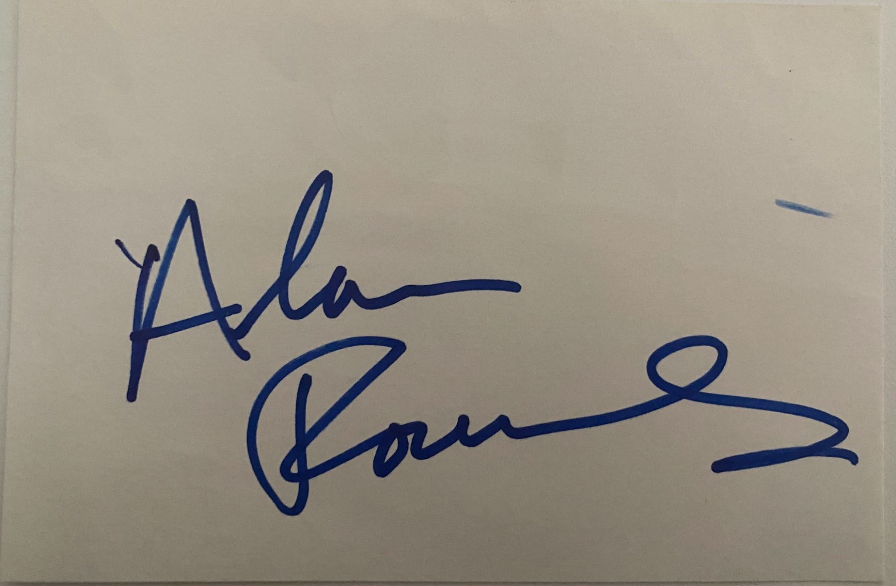 LA Law Alan Rosenberg original signature