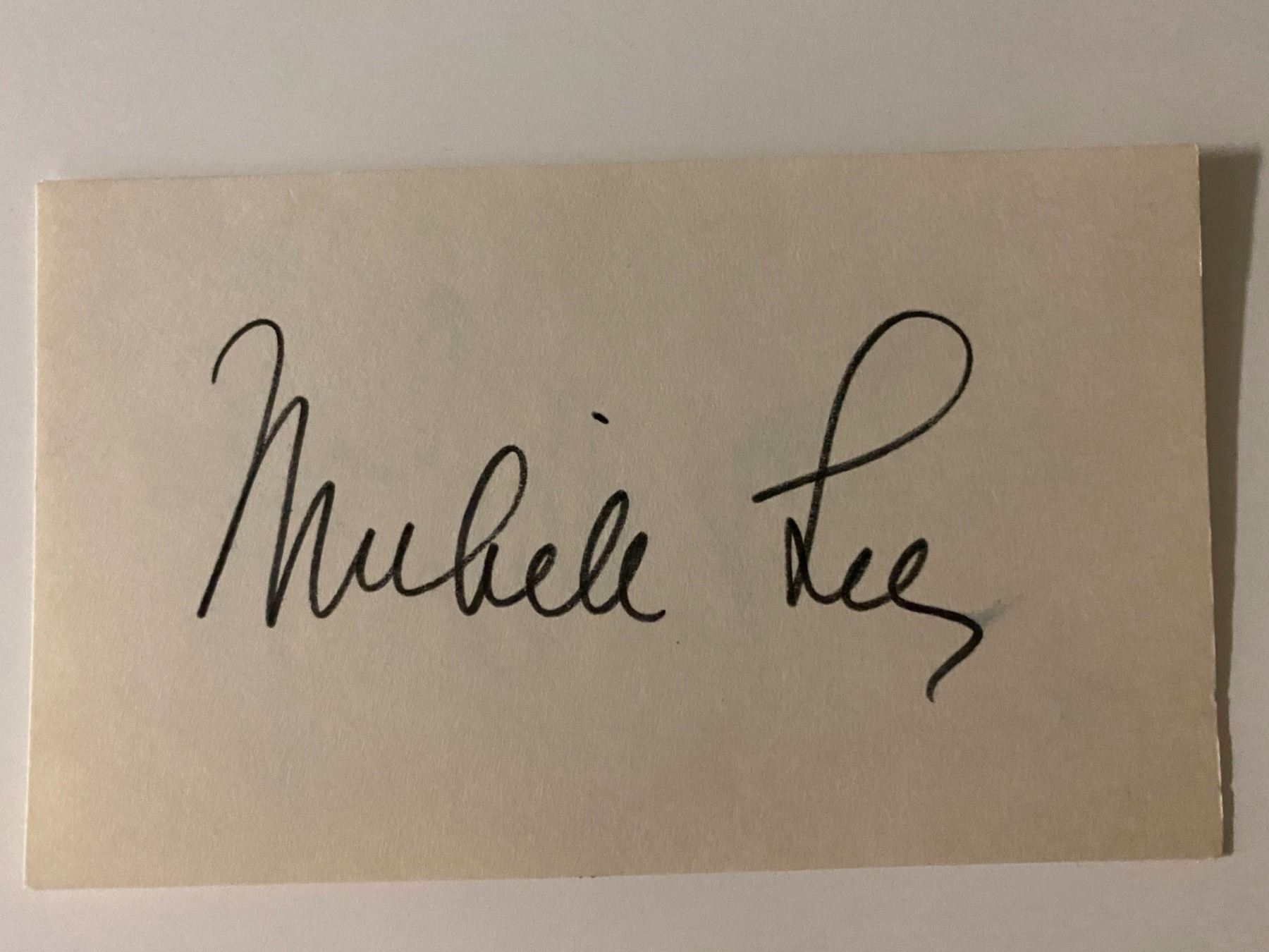 Knots Landing Michelle Lee signature cut