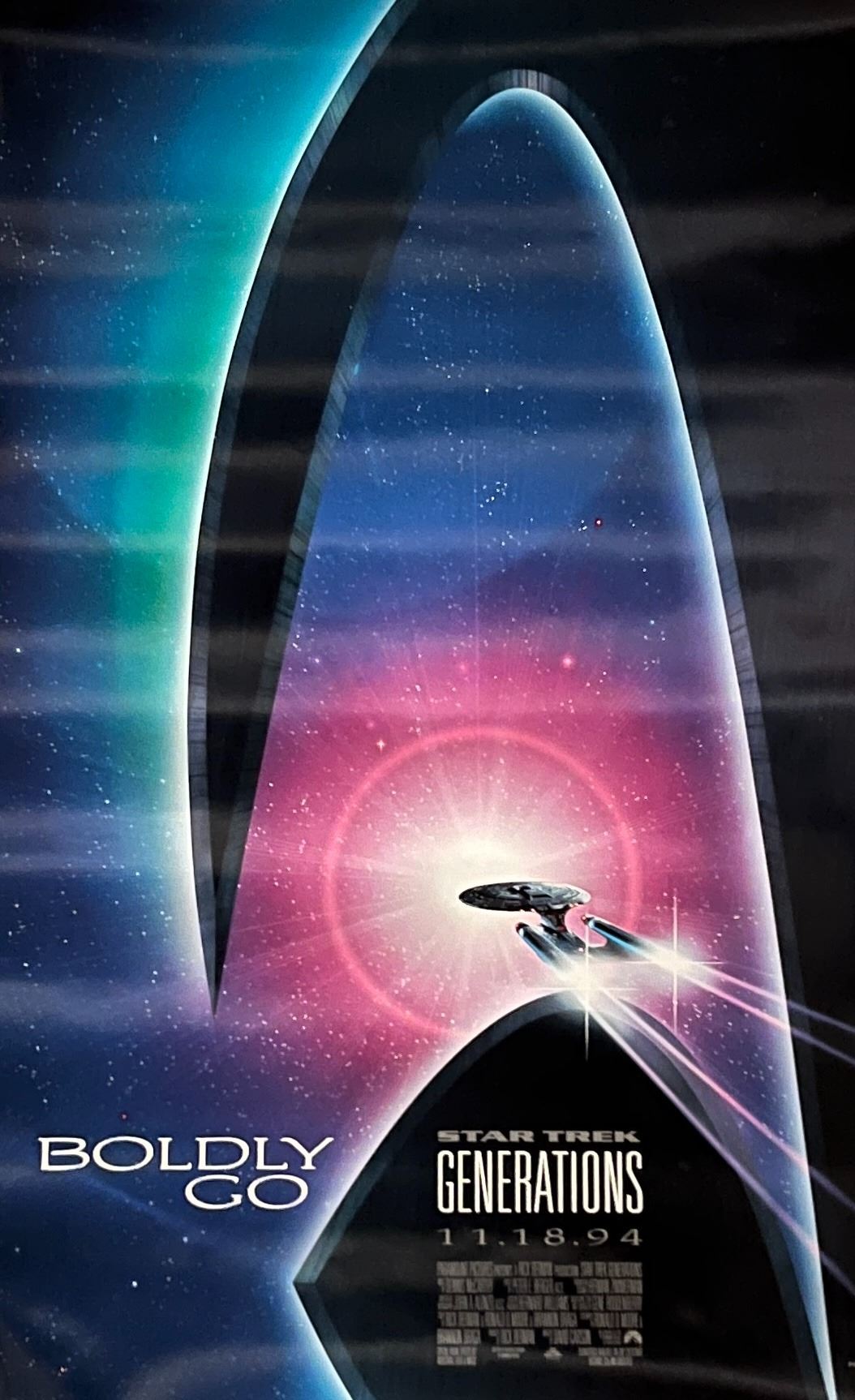 Star Trek Generations original mini poster