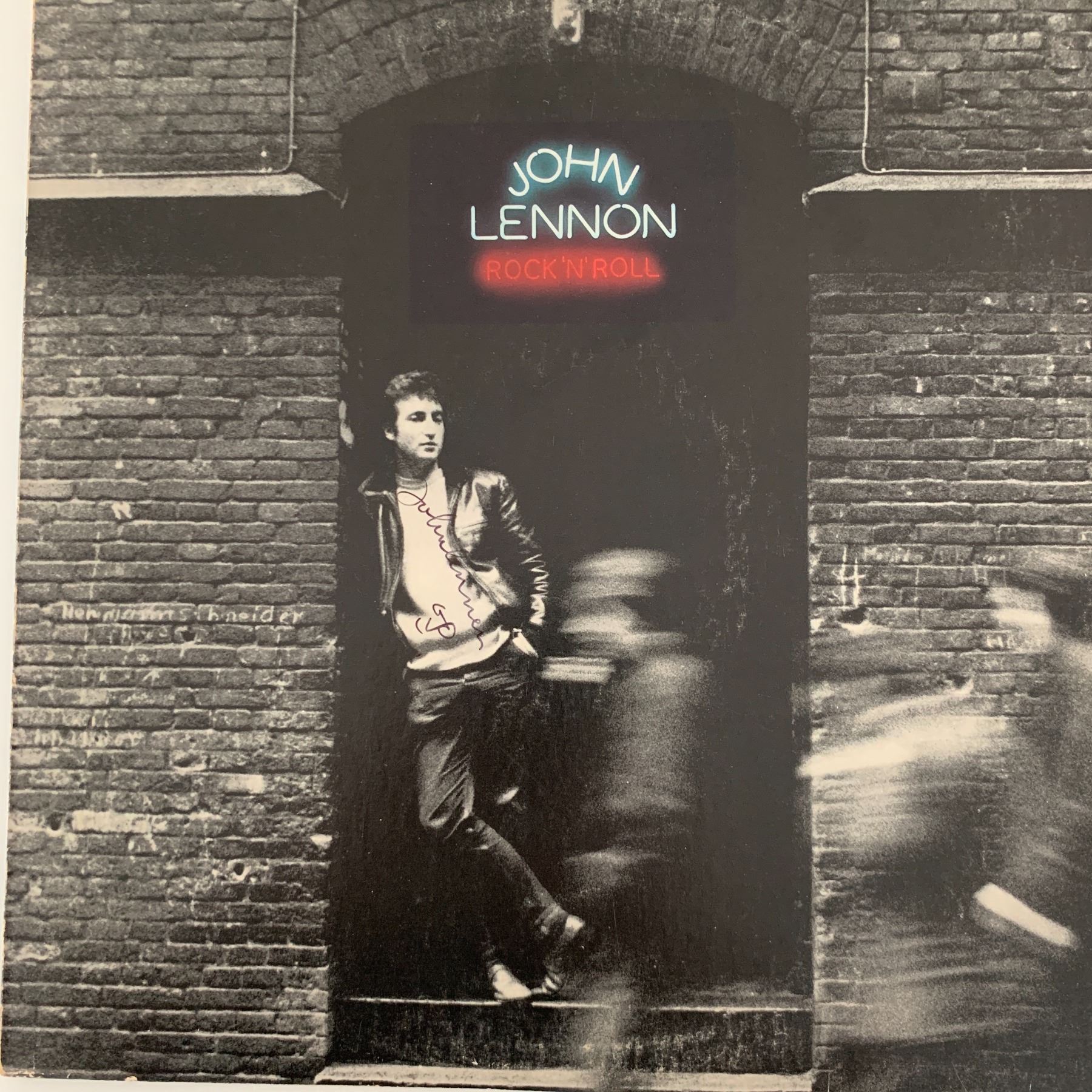 John Lennon Rock N Roll signed album