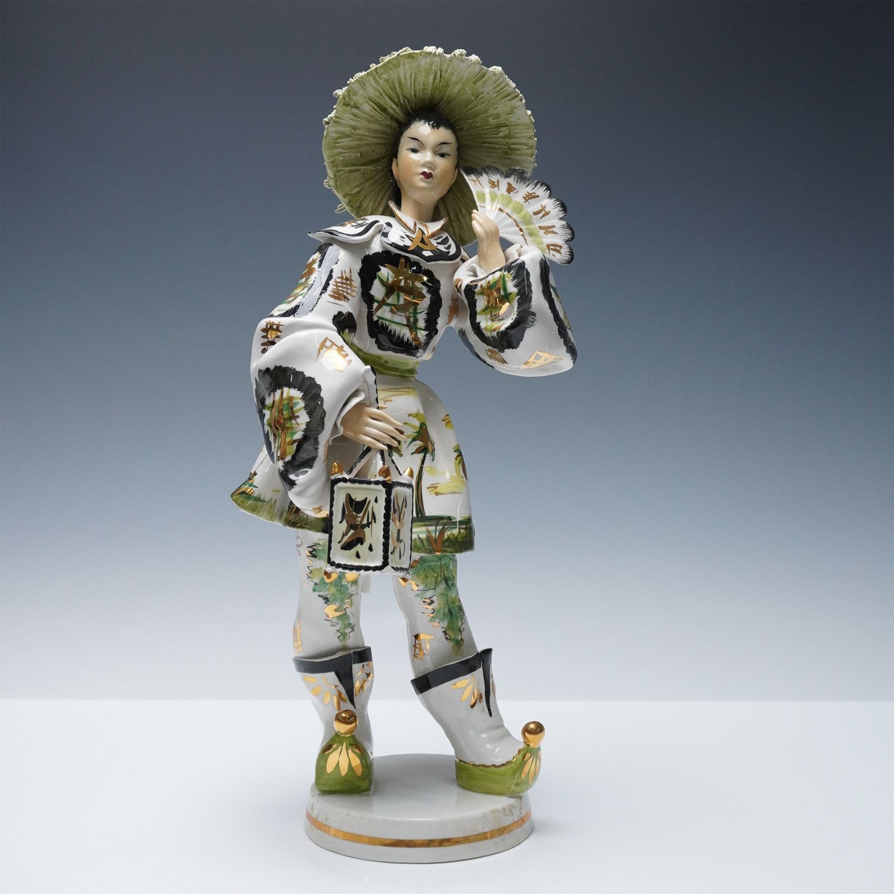 Eastern Inspired Italian Porcelain Figurine