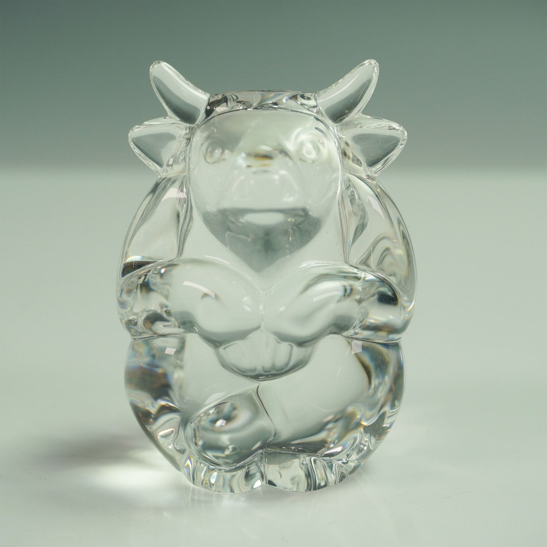 Steuben Crystal Figurine, Limited Edition Sitting Bull