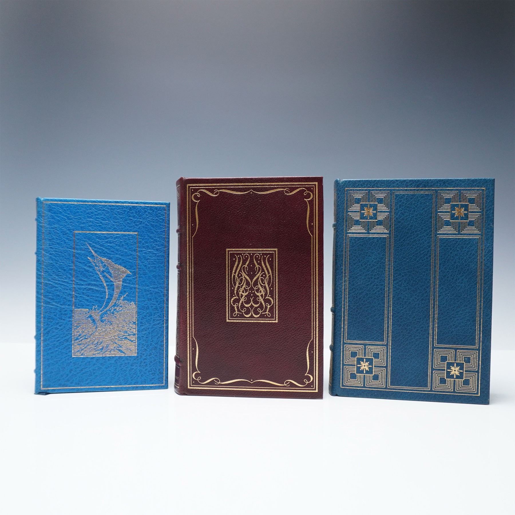 3pc Franklin Library Limited Edition Leather-Bound Classics Collection