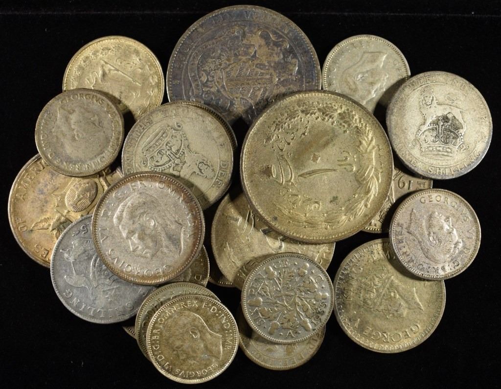 MIXED WORLD SILVER INDIA, BRITAIN, GERMAN STATES