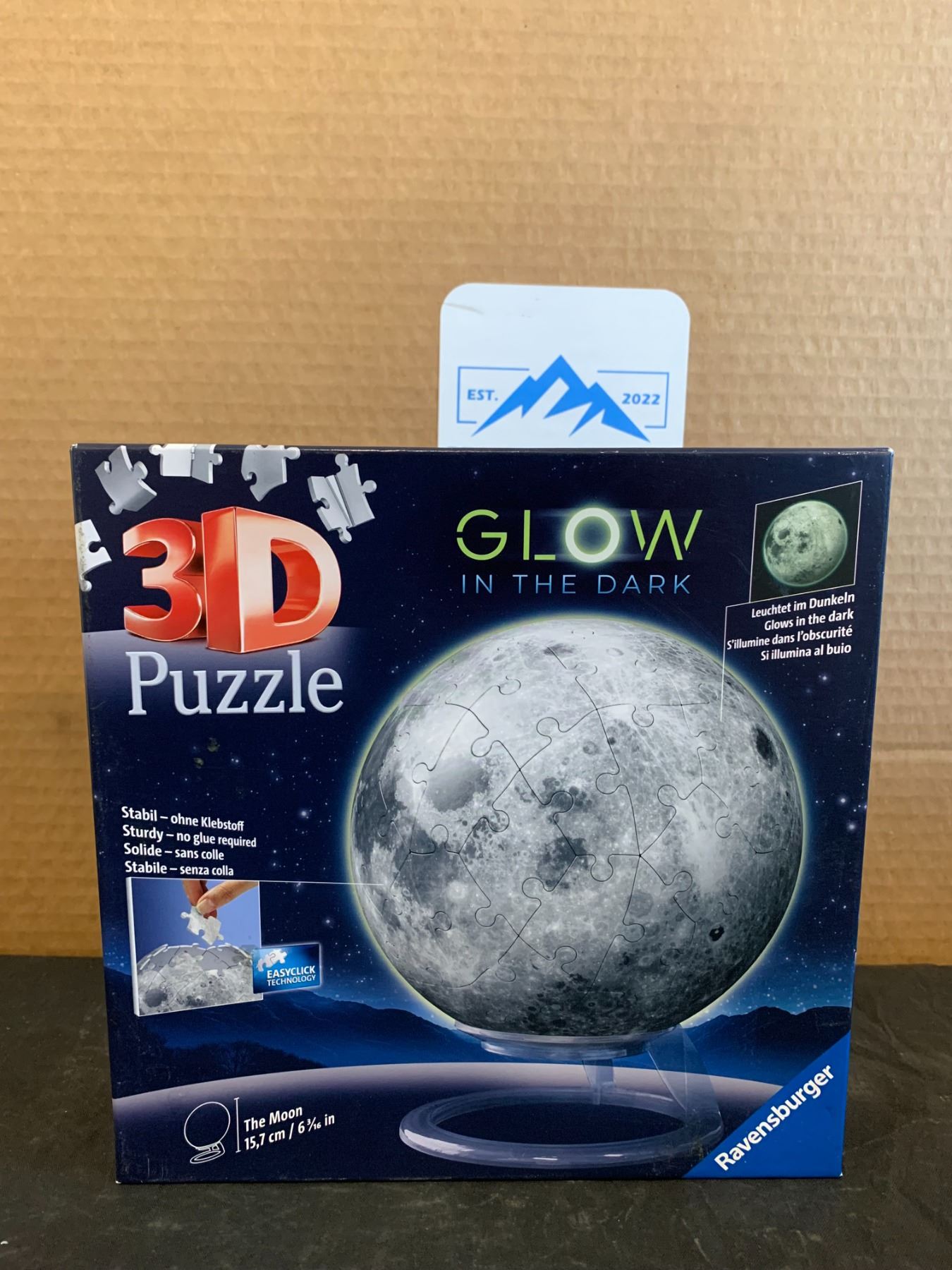 3D Puzzle of The Moon Glow In The Dark Ravensburger