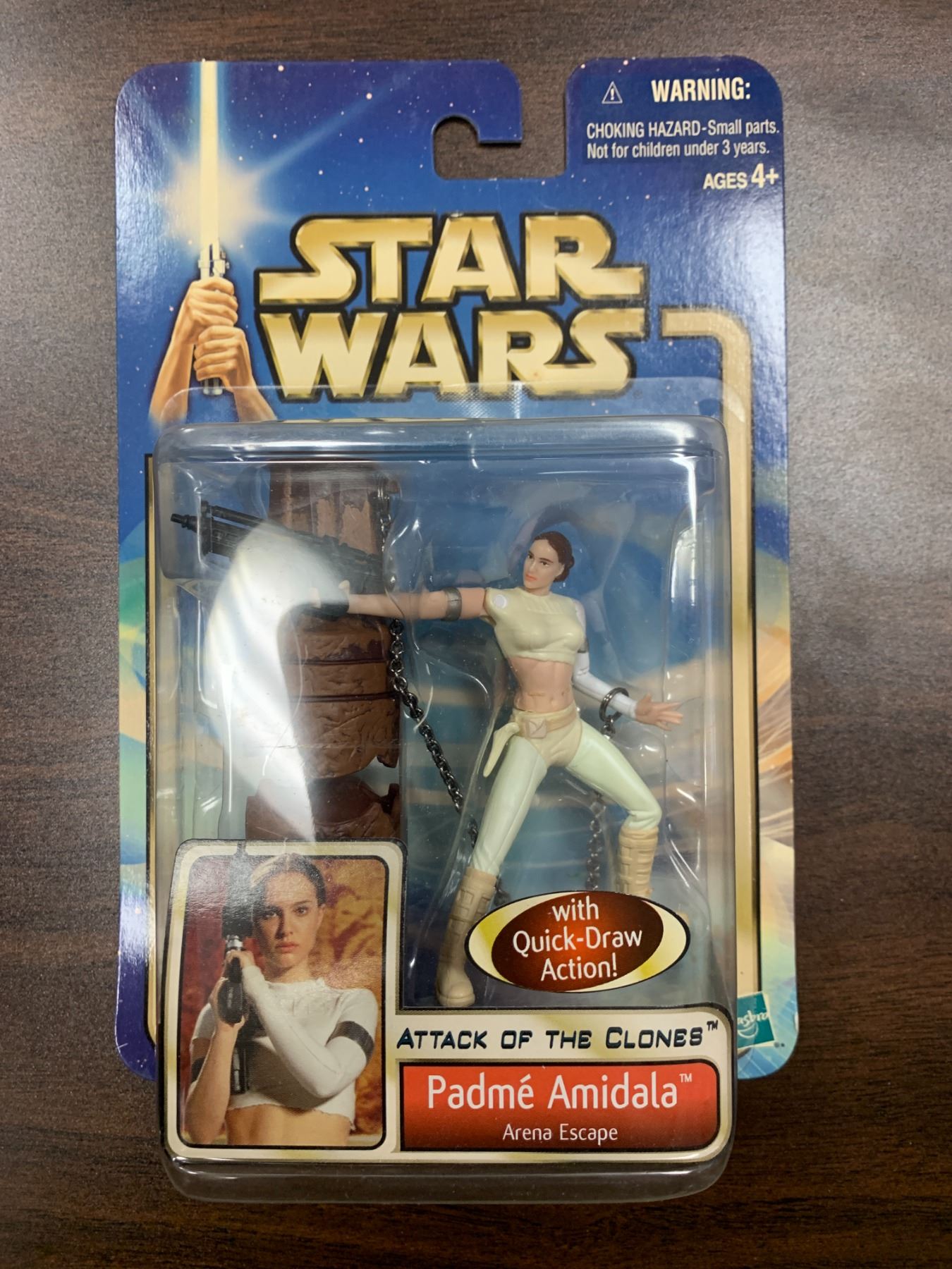 Star Wars unsigned Padme Amidala action figure