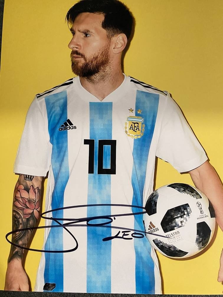 FC Barcelona Lionel Messi signed photo