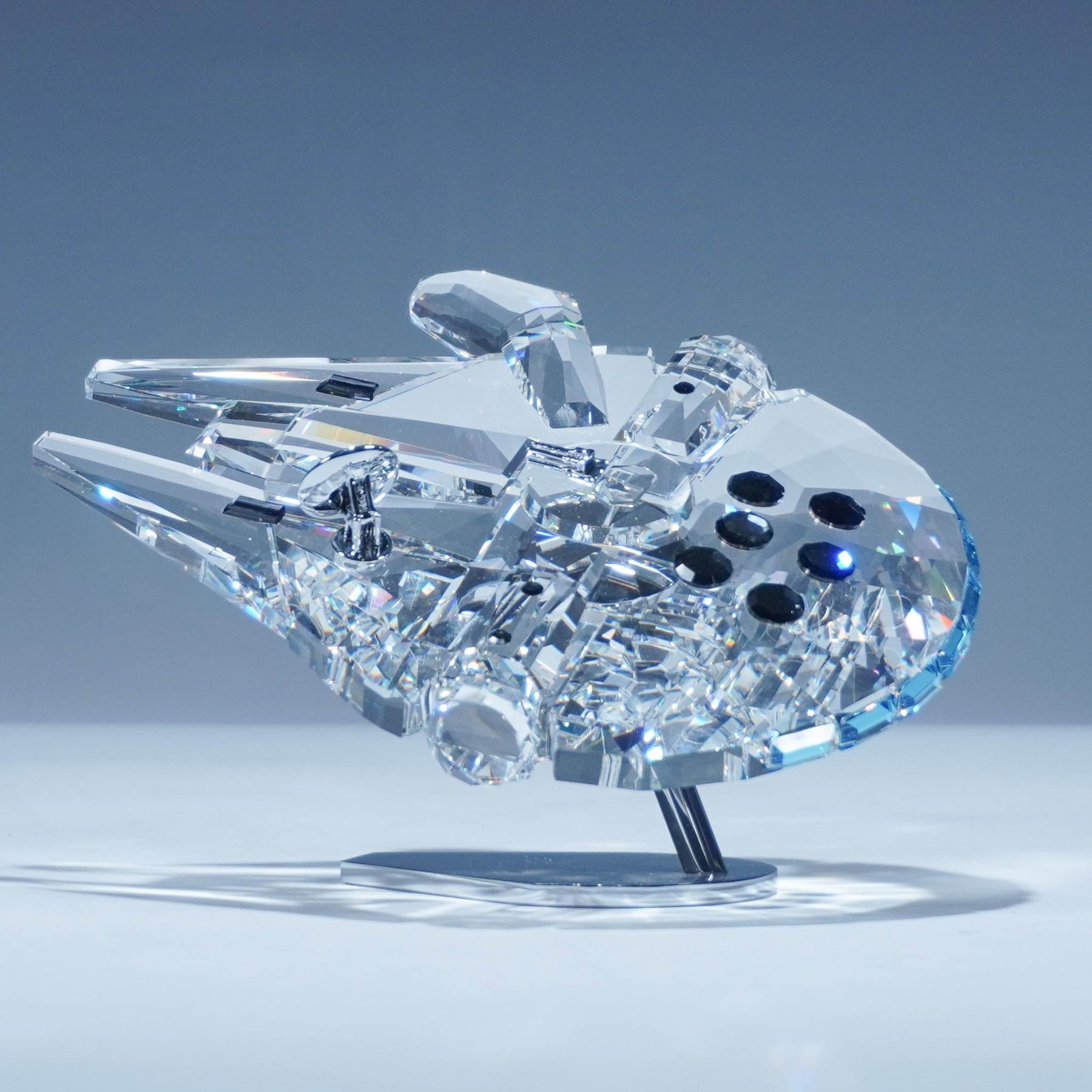 Swarovski Crystal Star Wars Disney Figurine, Millennium Falcon 5619212