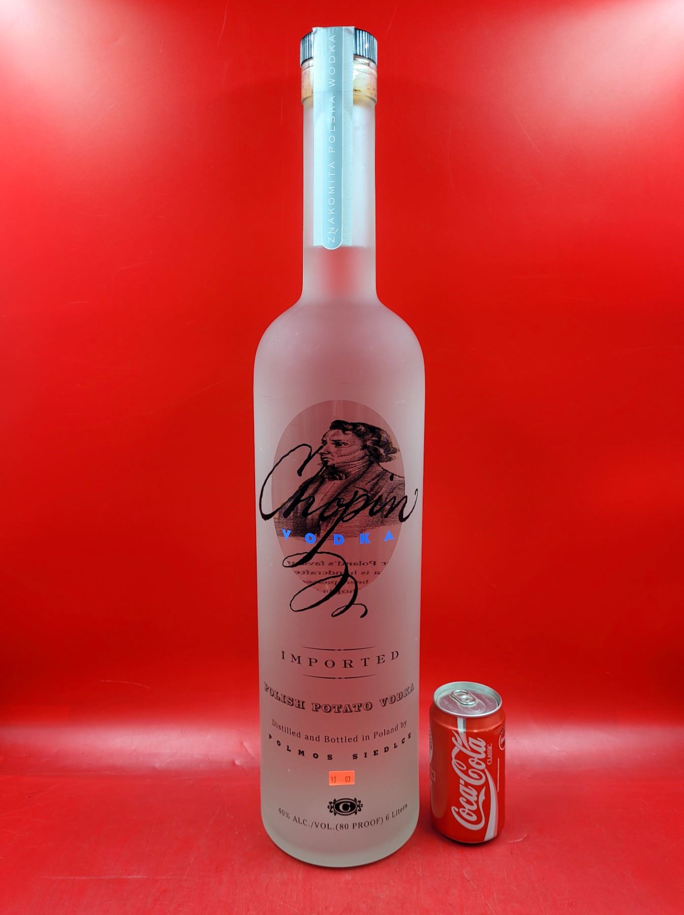 Large Chopin Polish Potato Vodka Display Bottle