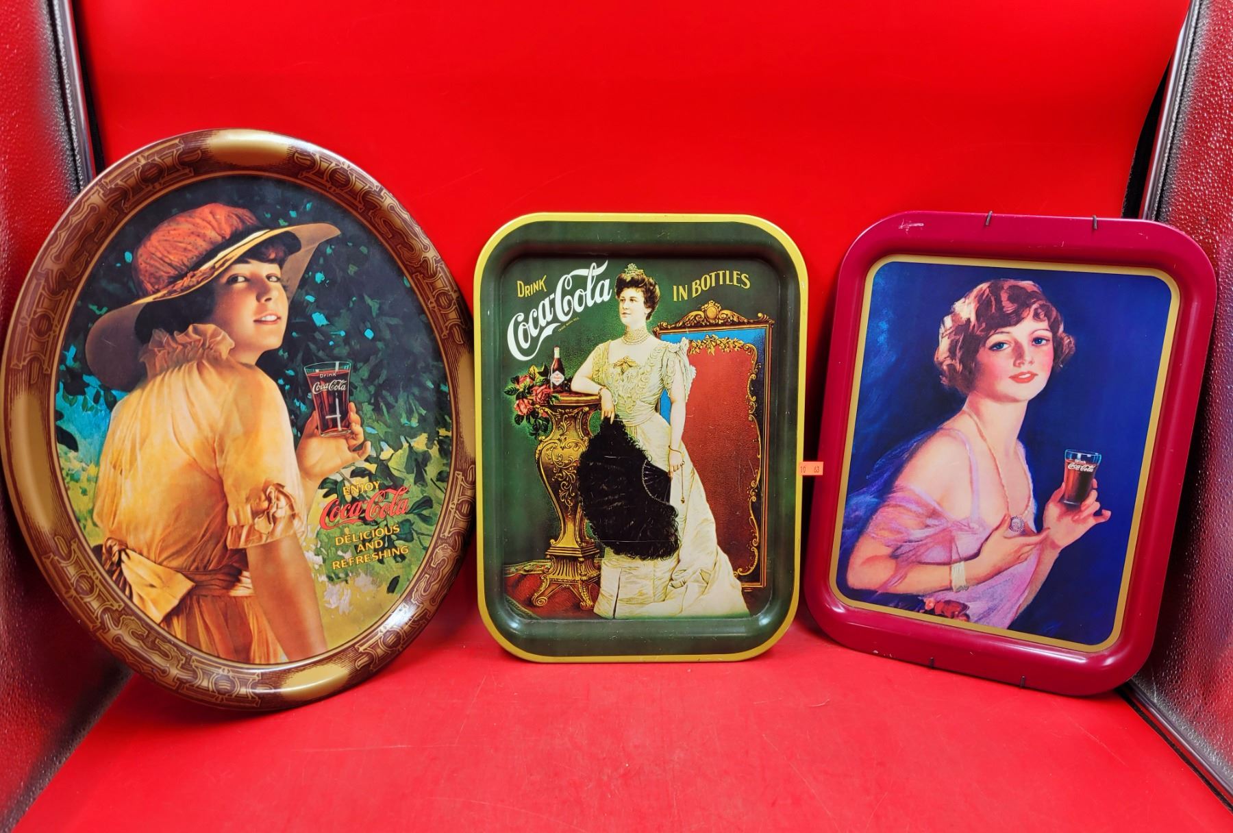 Lot Of VTG Coca-Cola Advertising Trays
