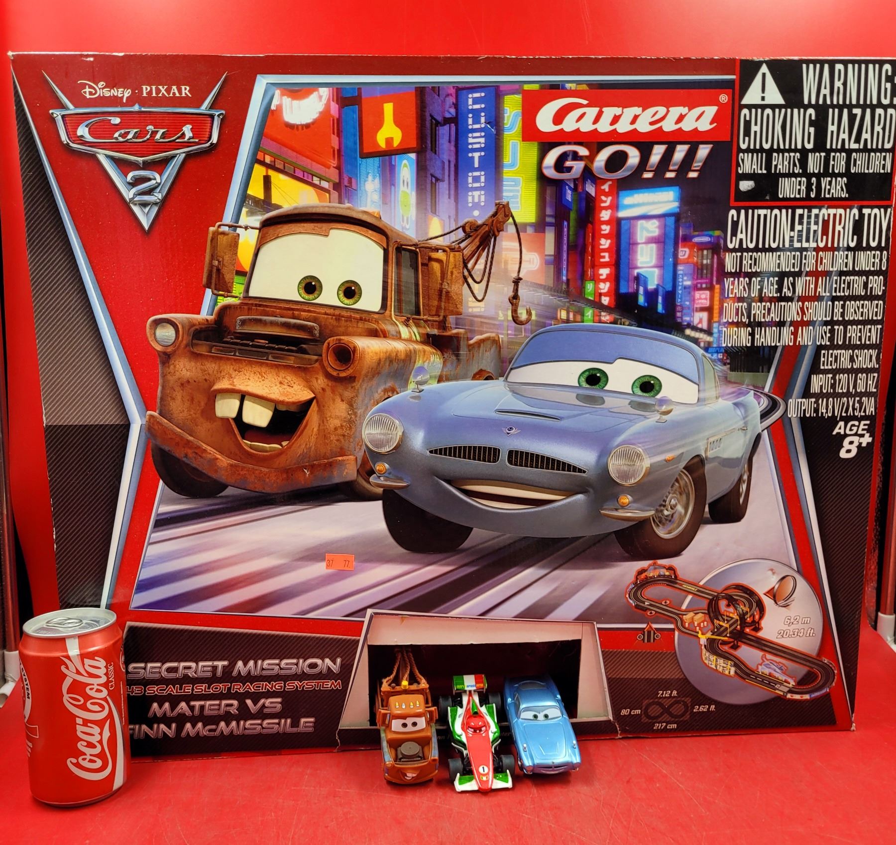 Disney Pixar Cars 2 Secret Mission 1:43 Scale Slot Racing System