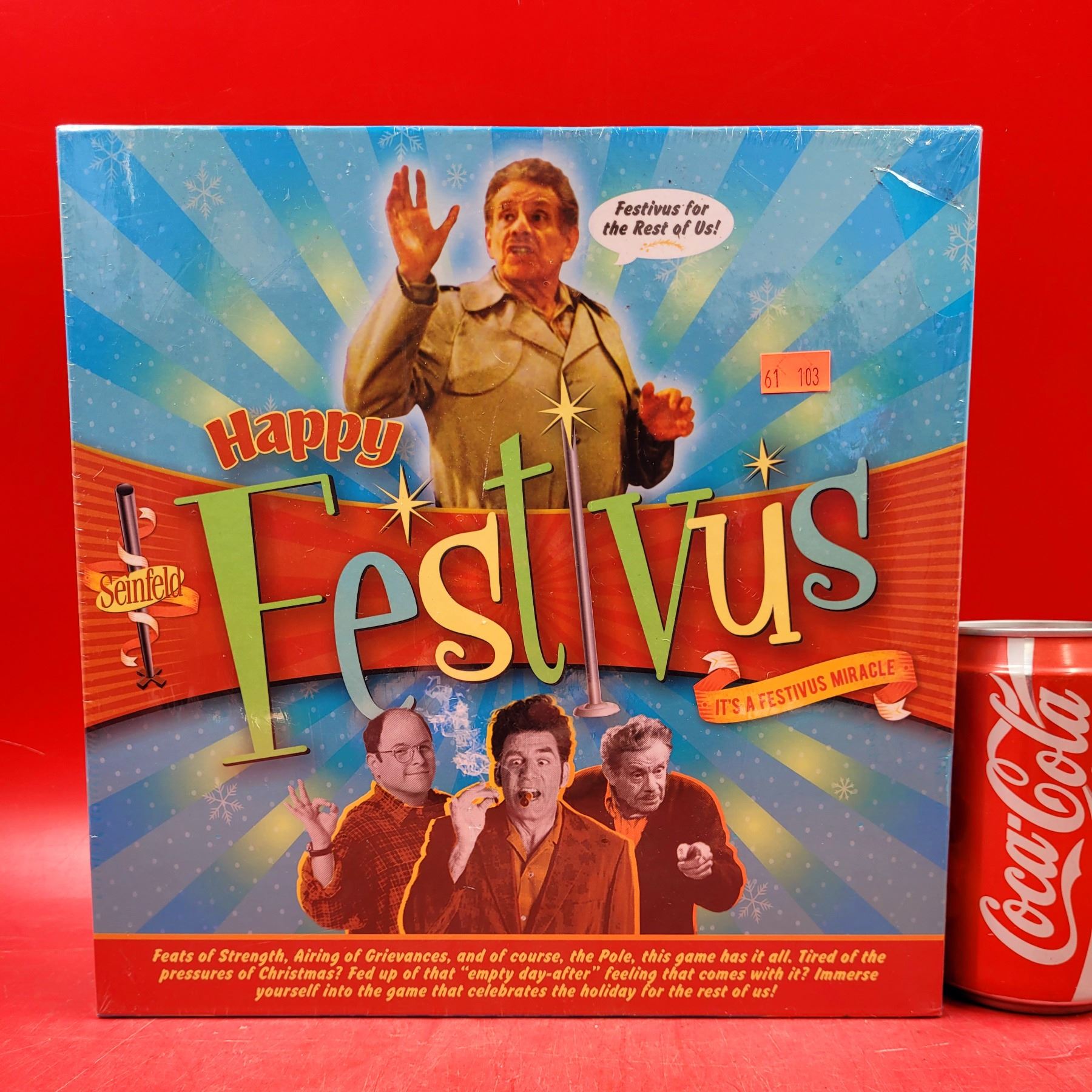 NOS Seinfeld Happy Festivus Board Game