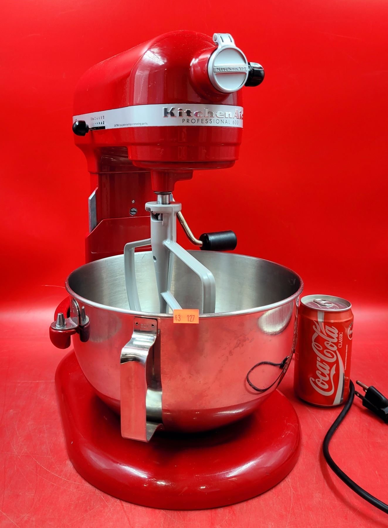 Red KitchenAid Professional 600 Mixer