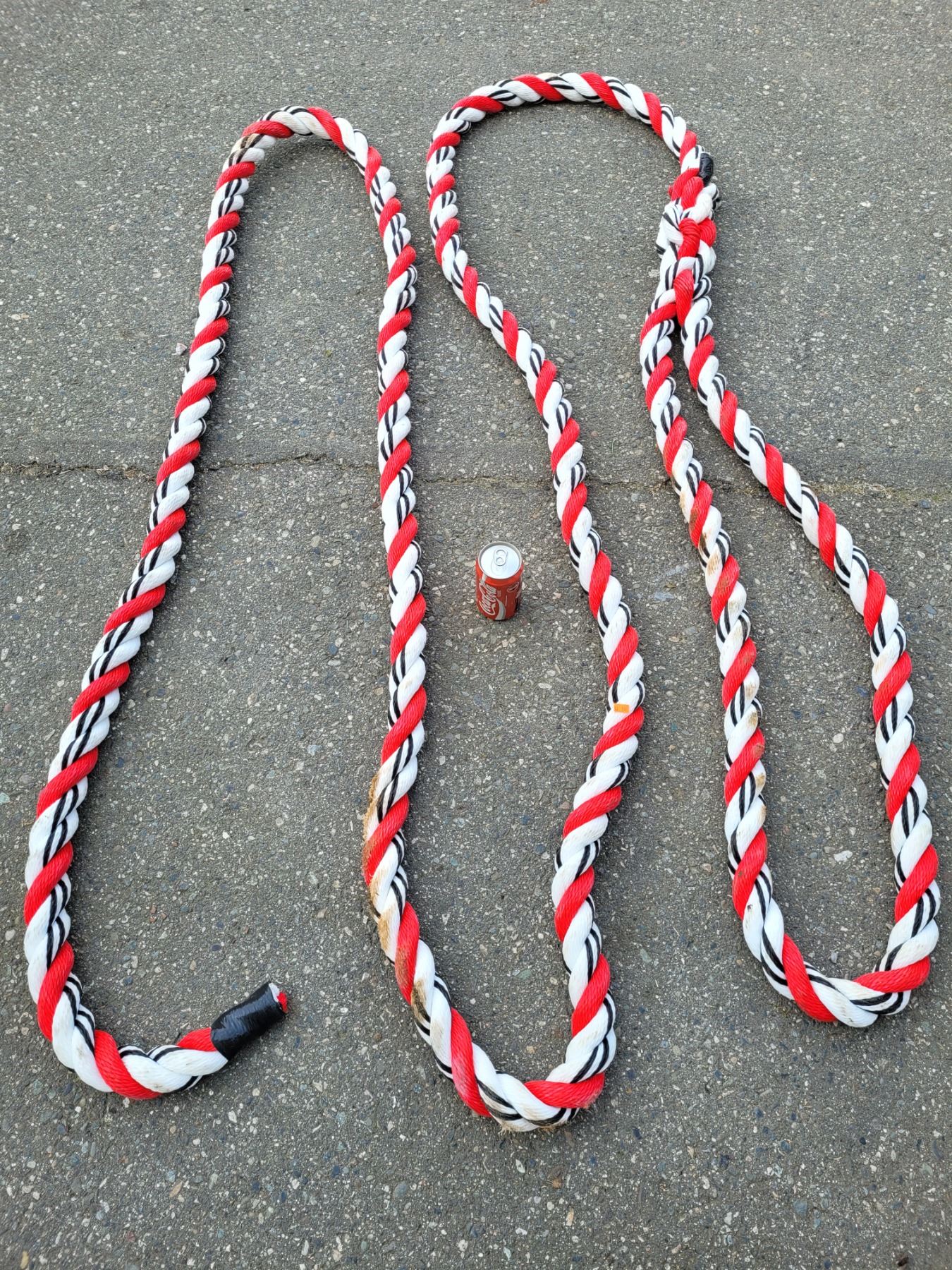 Thick Red & White Rope