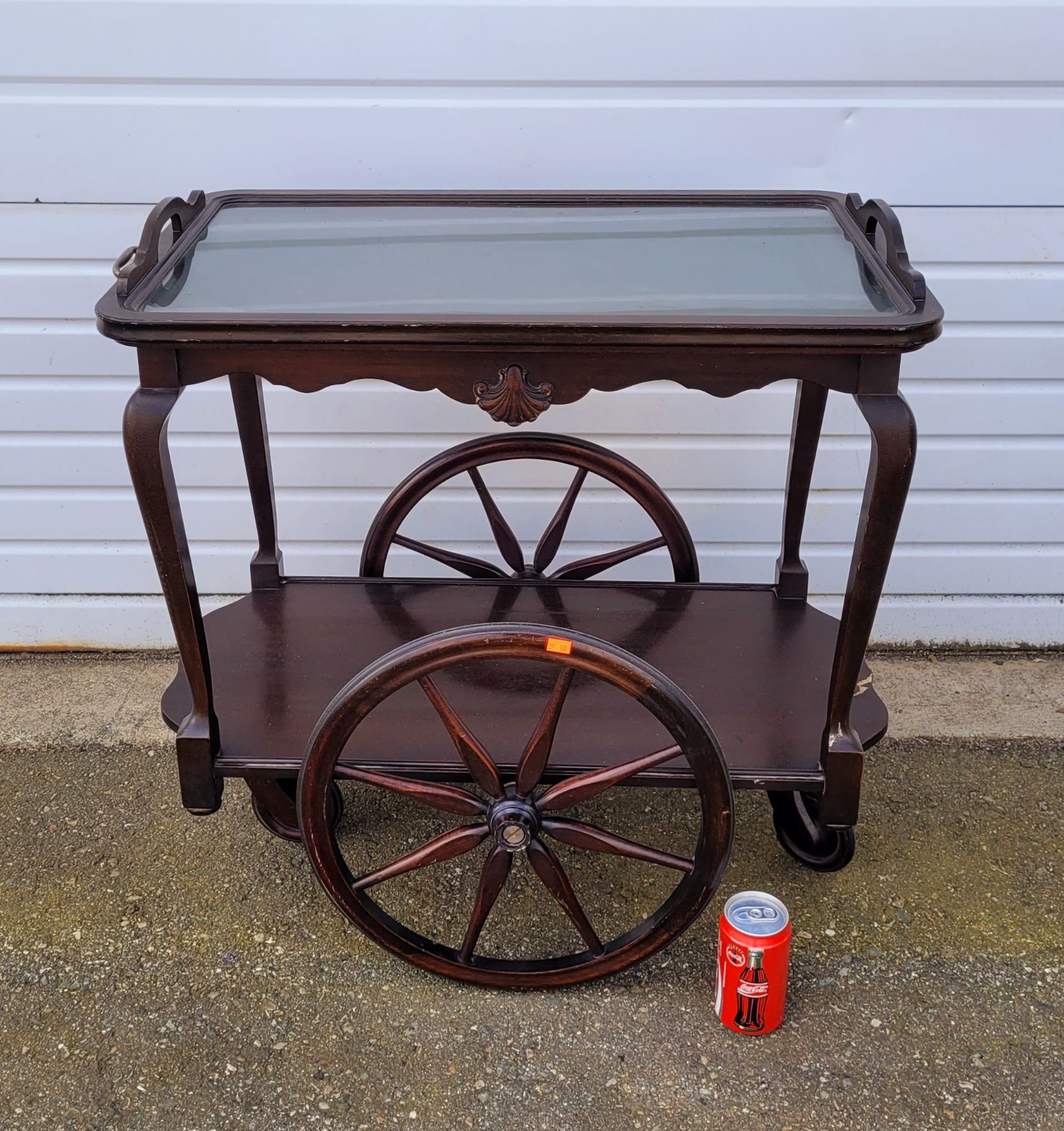 VTG Wooden Tea Bar Cart