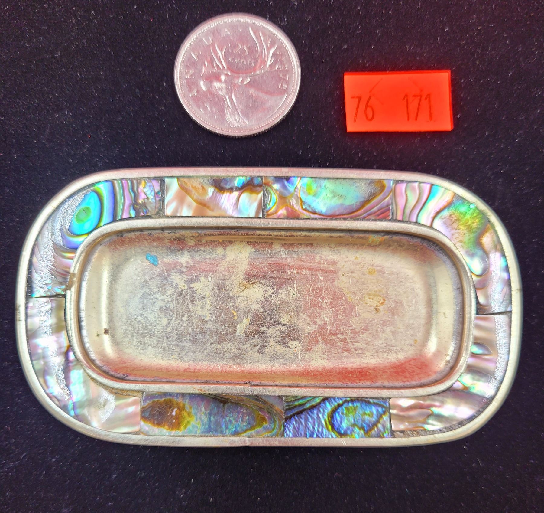 Mexican Alpaca Silver-Tone Tray