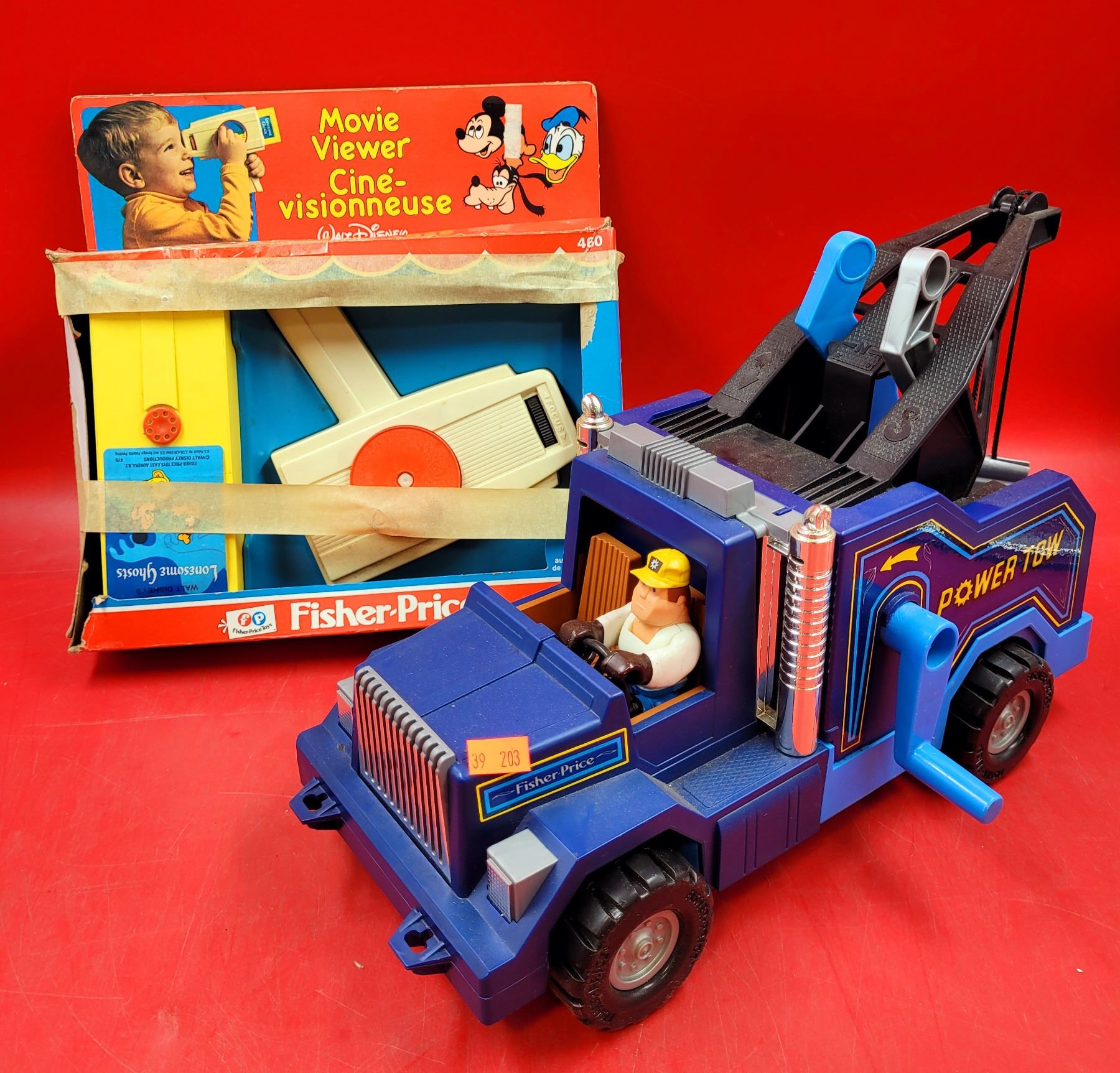 Fisher-Price Walt Disney Movie Viewer & Fisher-Price Power Tow Truck