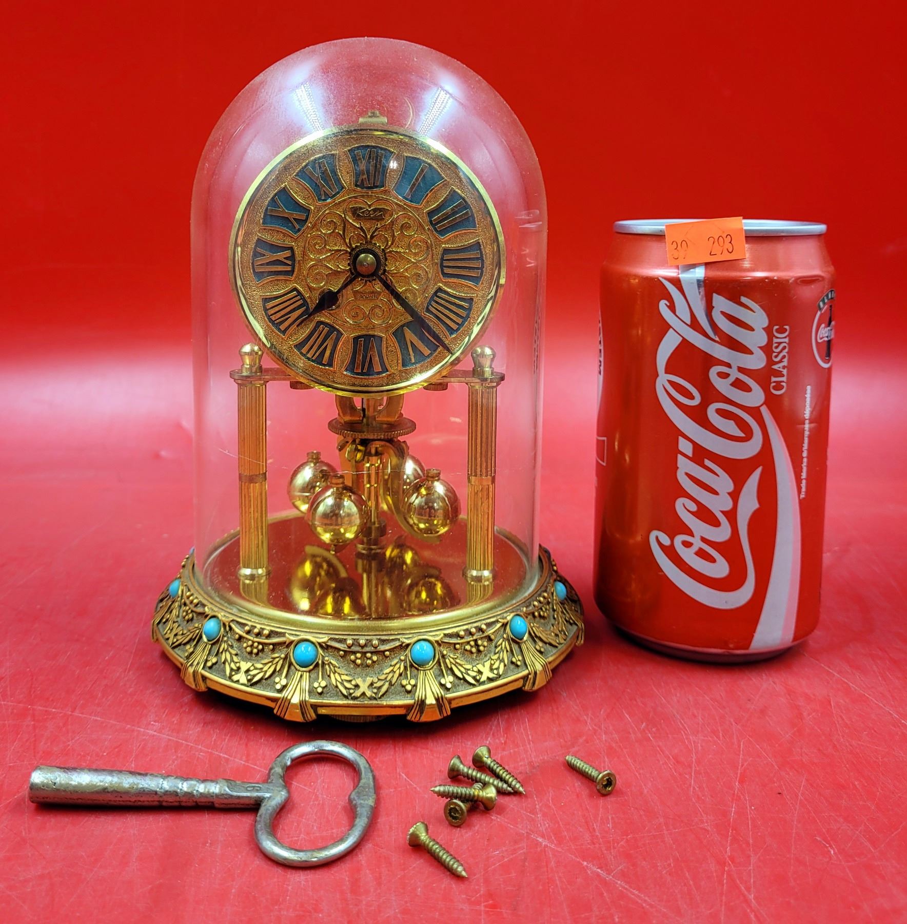 VTG Brass Kern German Made Anniversary Clock