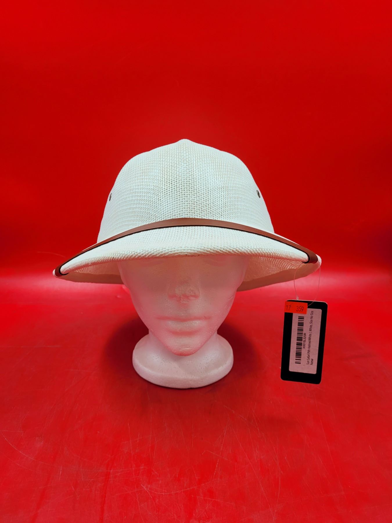 White Sun Safari Pith Helmet