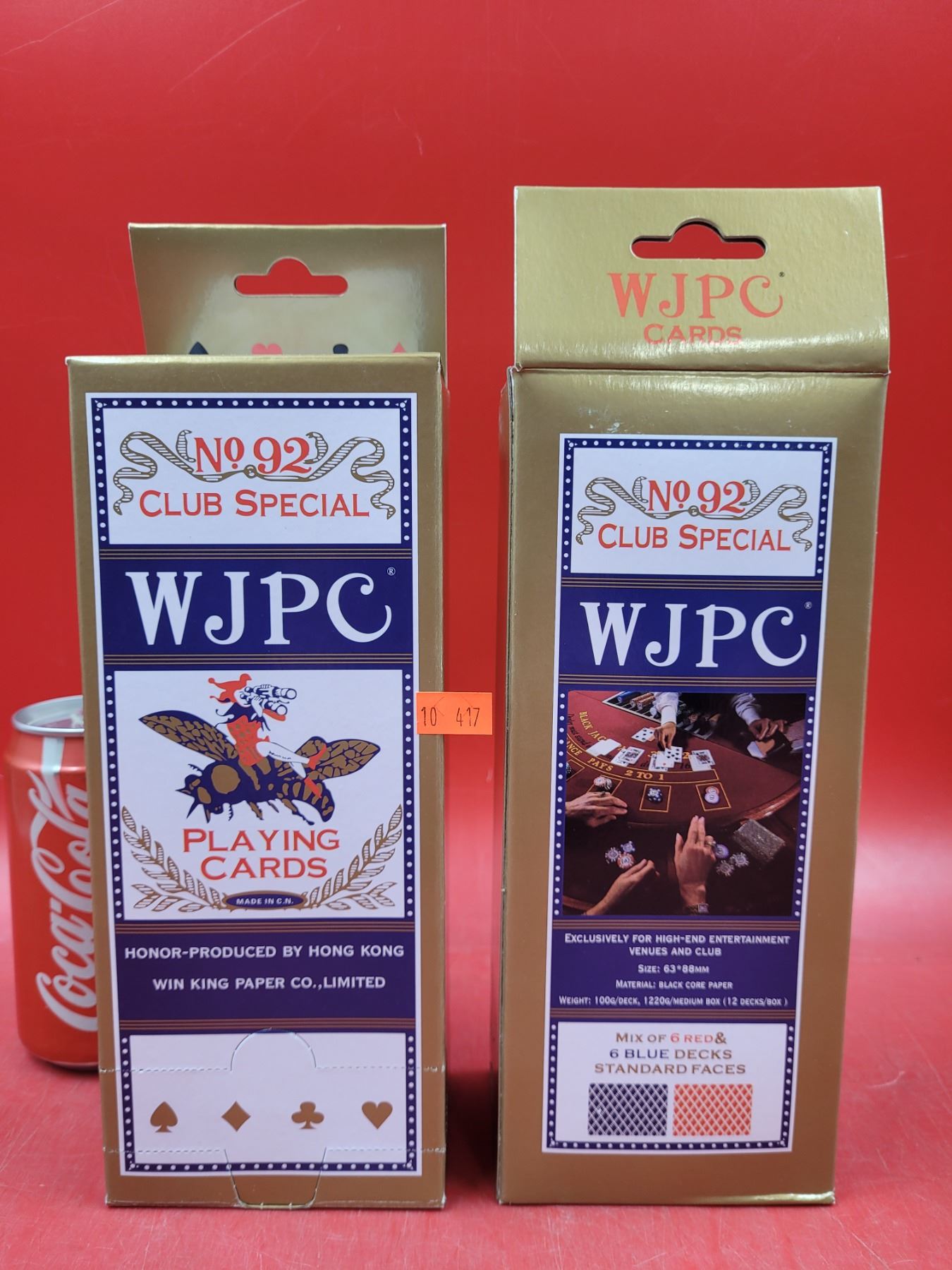 2 Sets Of WJPC Club Special Playing Cards