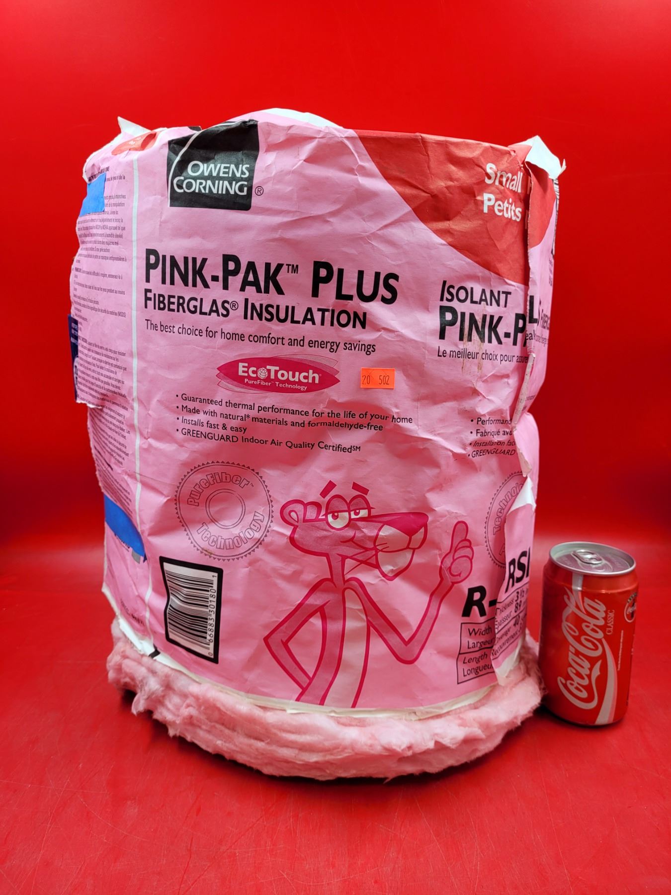 Pink-Pak Plus Fiberglas Insulation