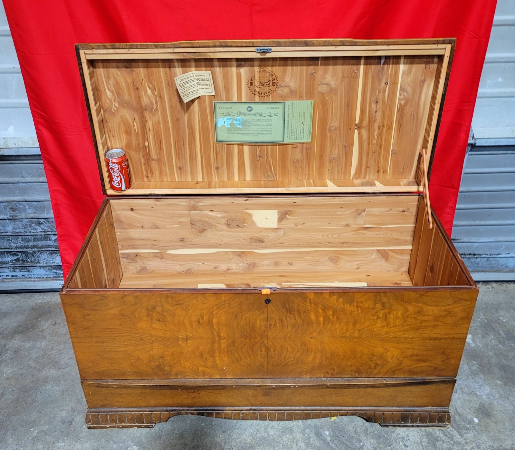 The Honderich Furniture Company Cedar Chest Made in Canada