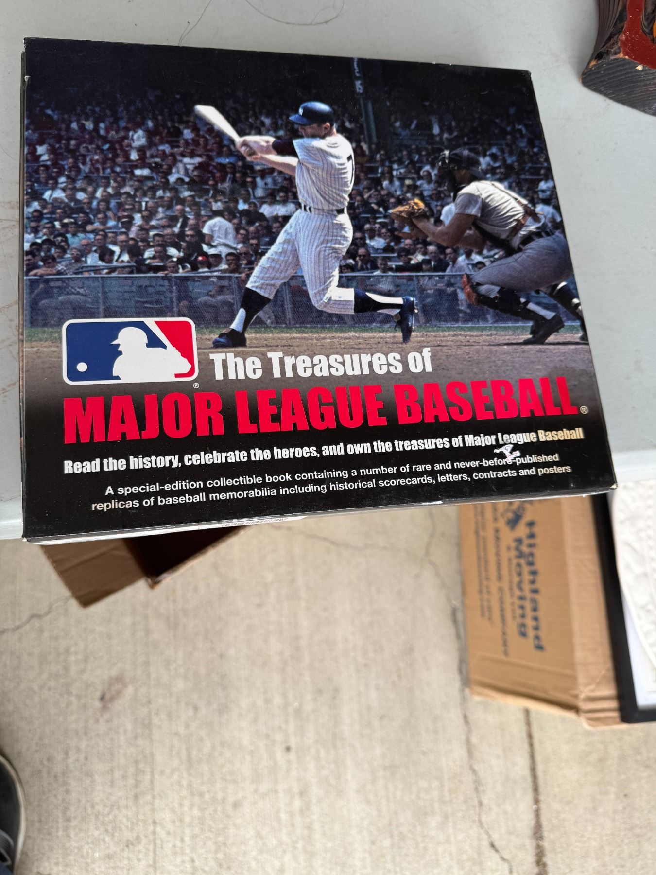 The treasures of major league baseball book