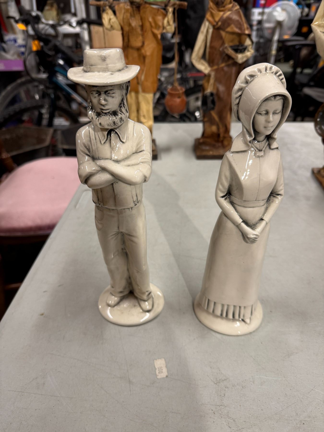 Pottery figurines