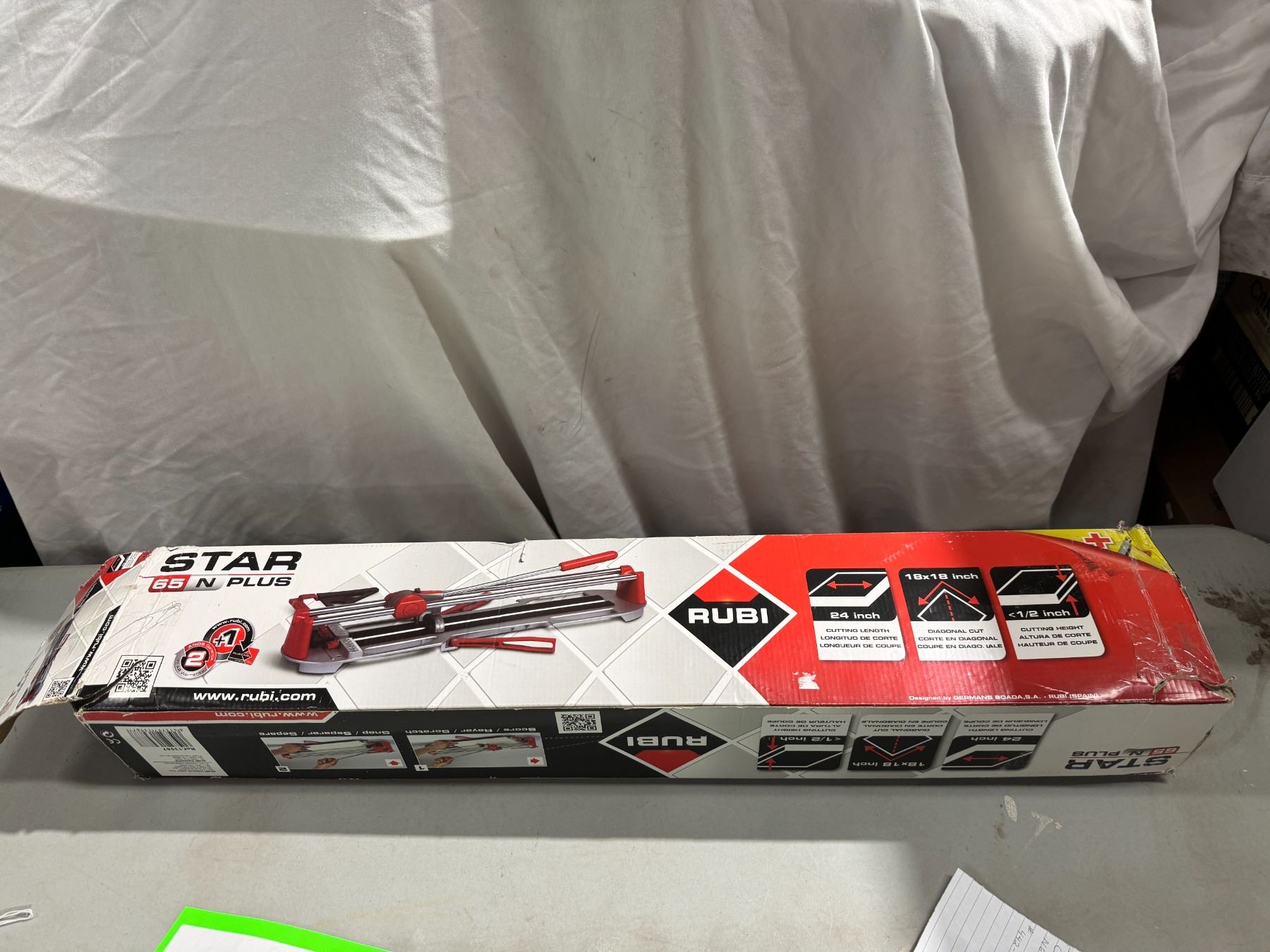 RUBI space 24 inch tile cutter NIB