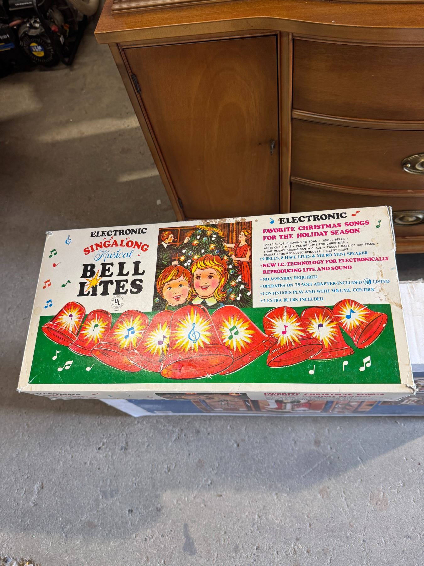 Electronic sing-along musical bell lites