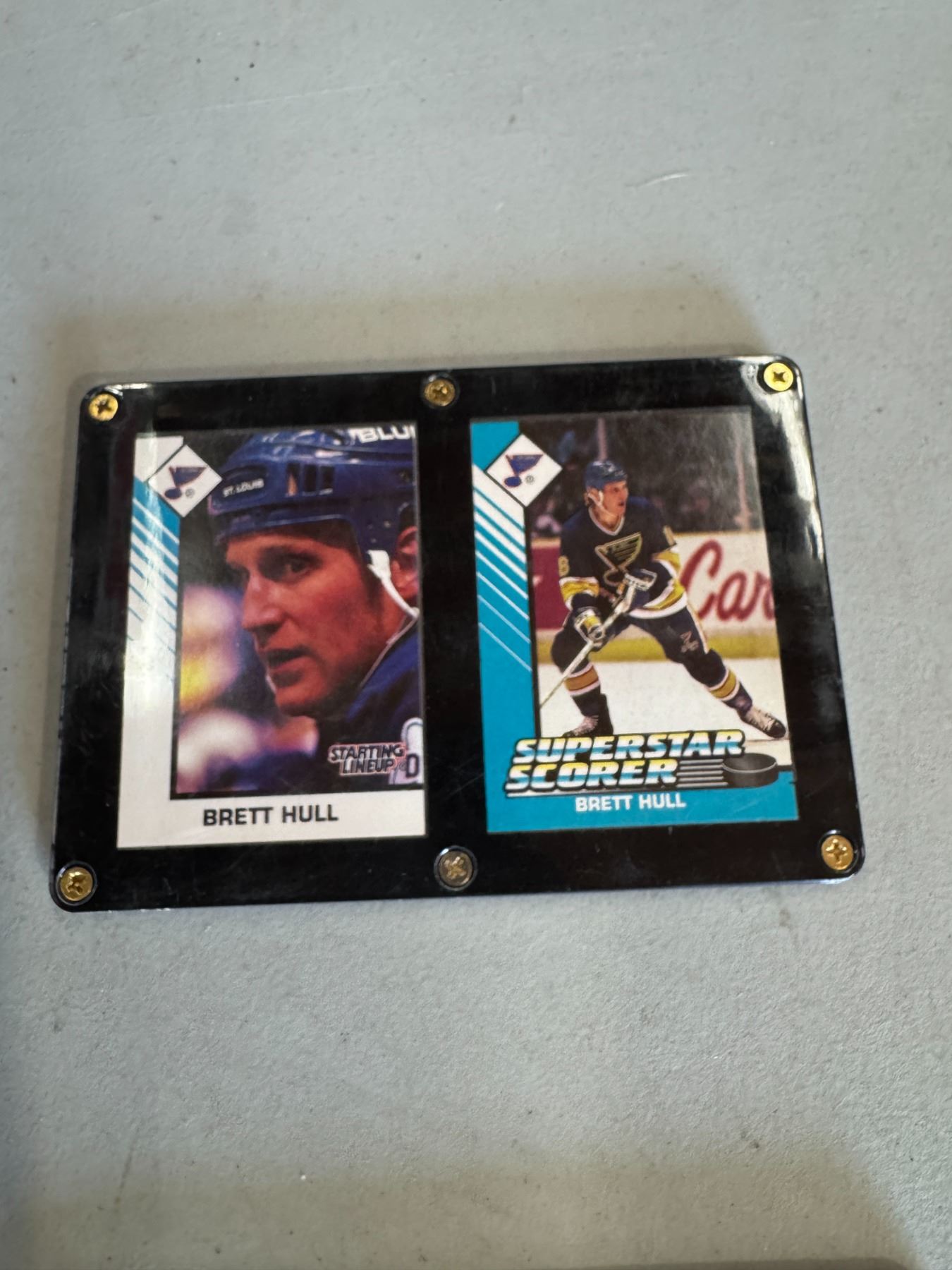 Brett Hall hockey cards