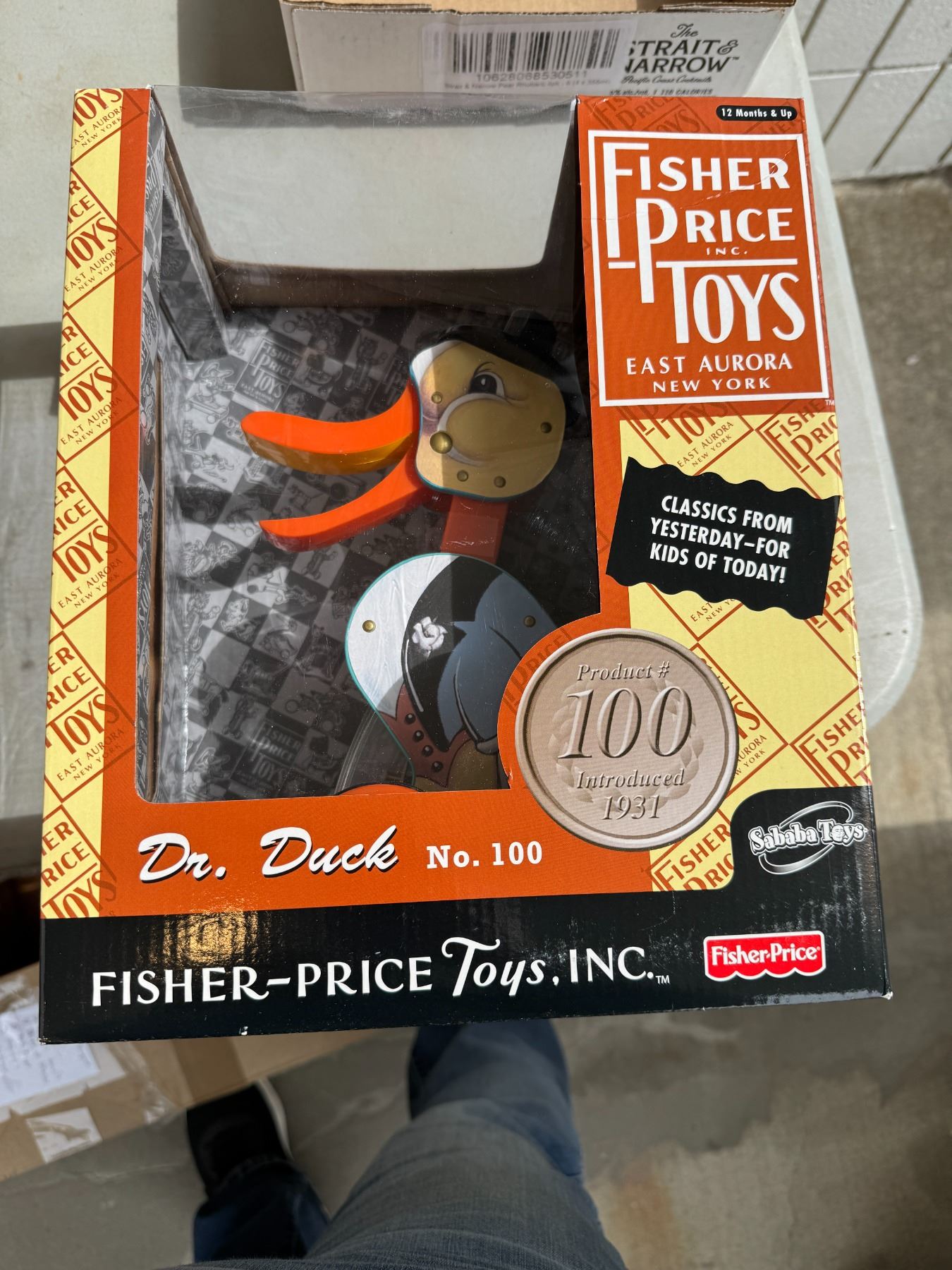 Fisher-Price toy, Dr. duck in original box