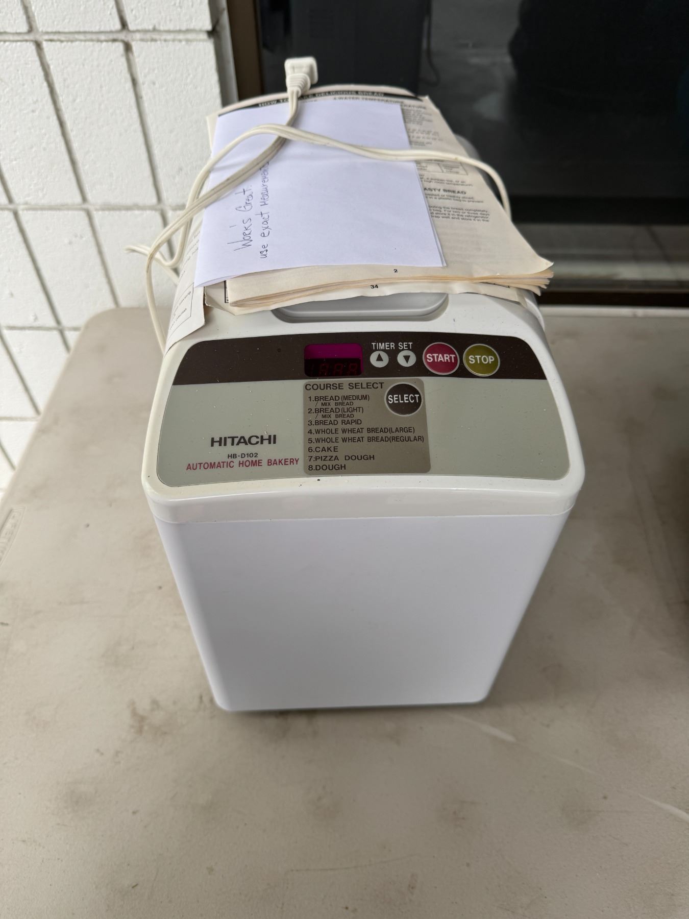 Hitachi Automatic Home Bakery