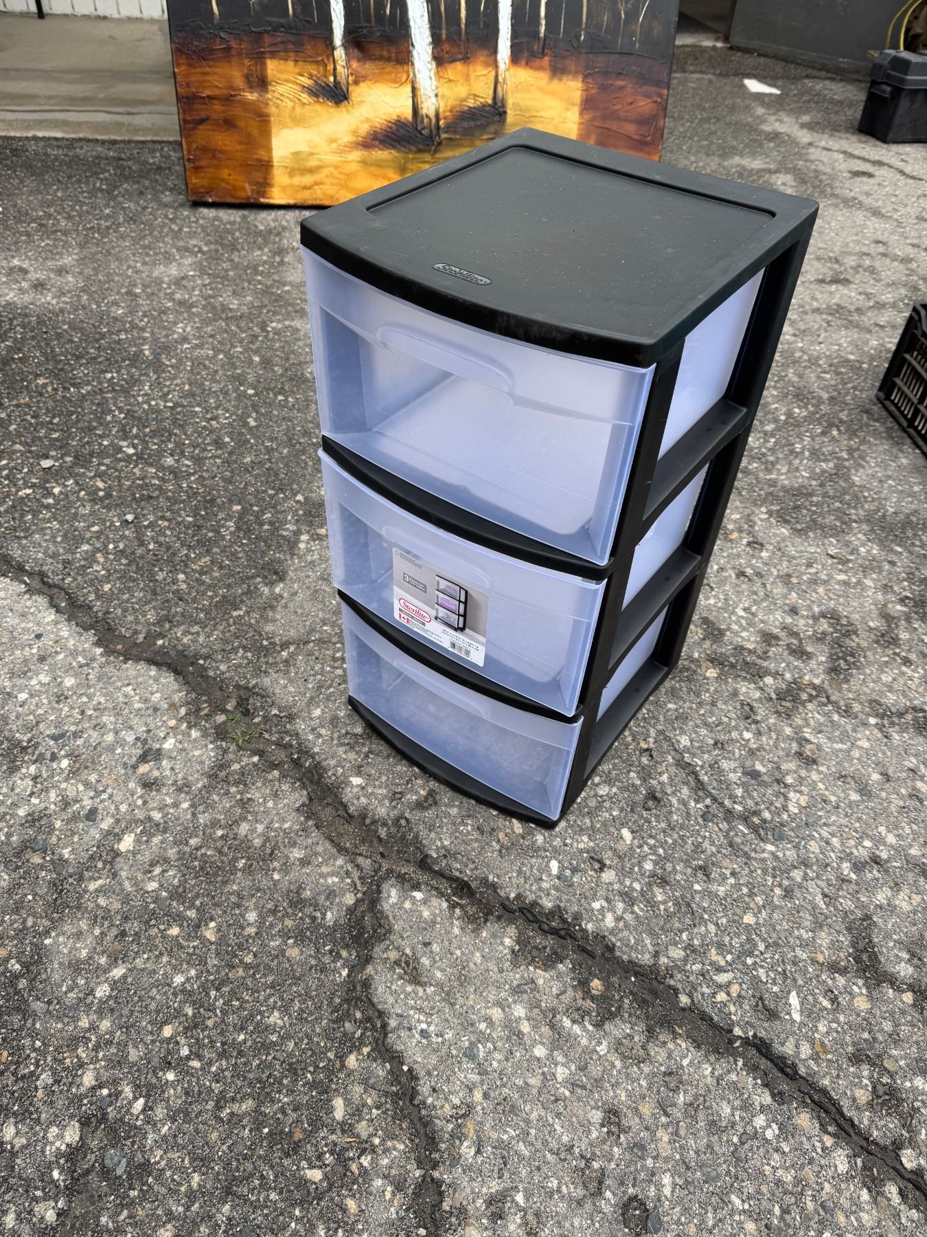 Sterilite storage drawers