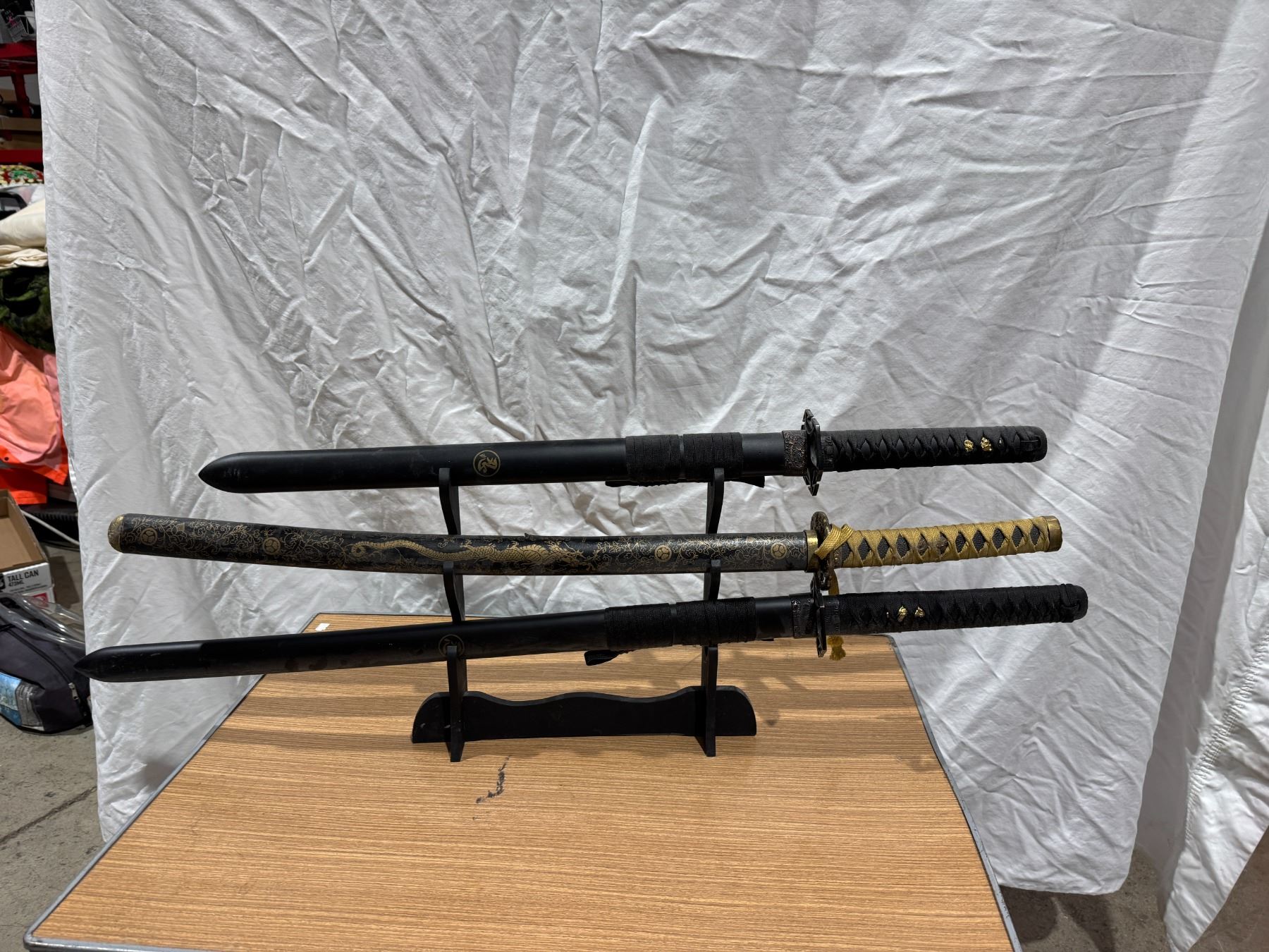 3 peace decorative swords