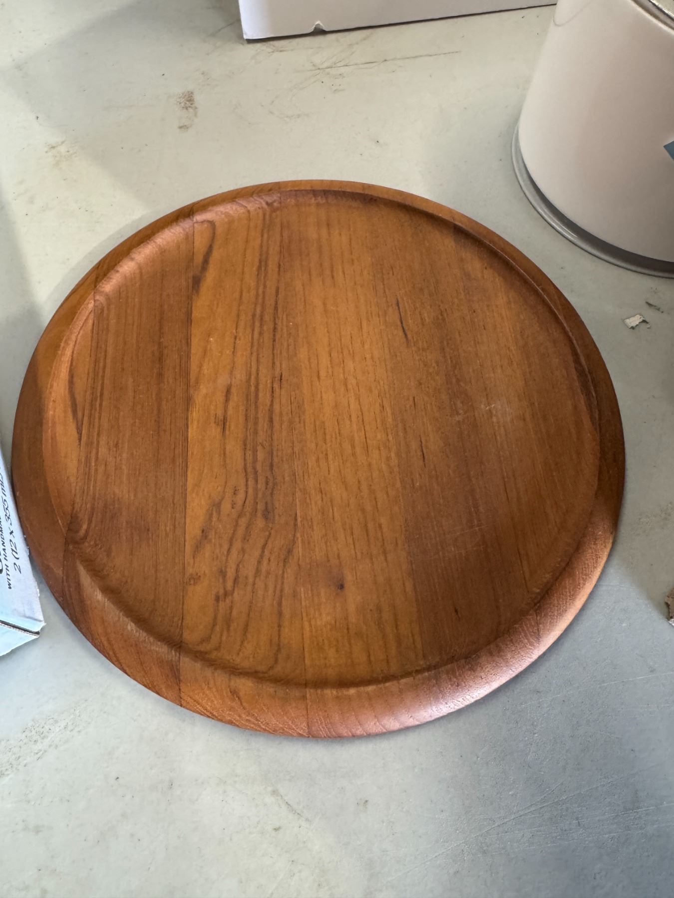 Teak tray